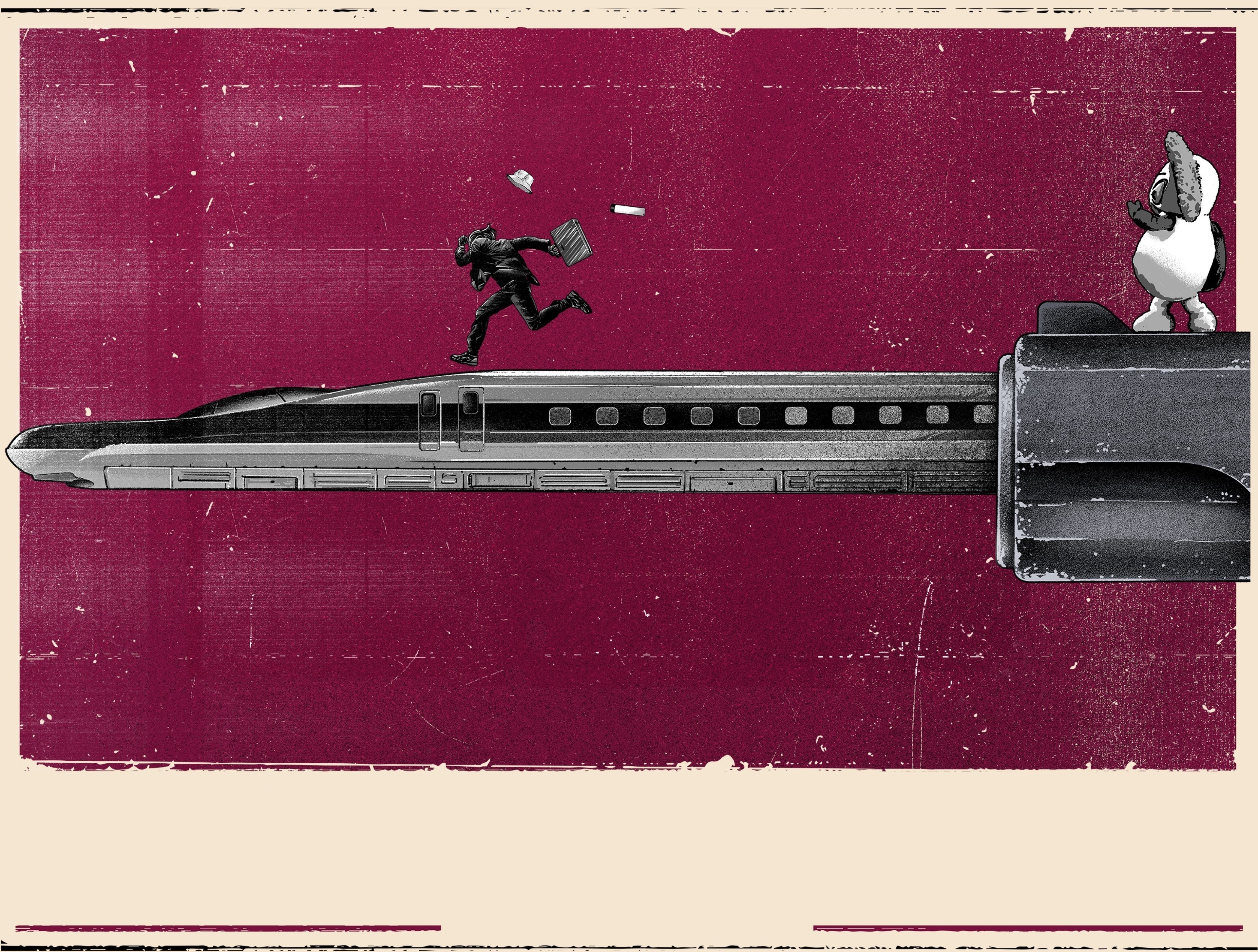 3840x2906 Resolution Bullet Train HD Digital Poster 3840x2906 ...