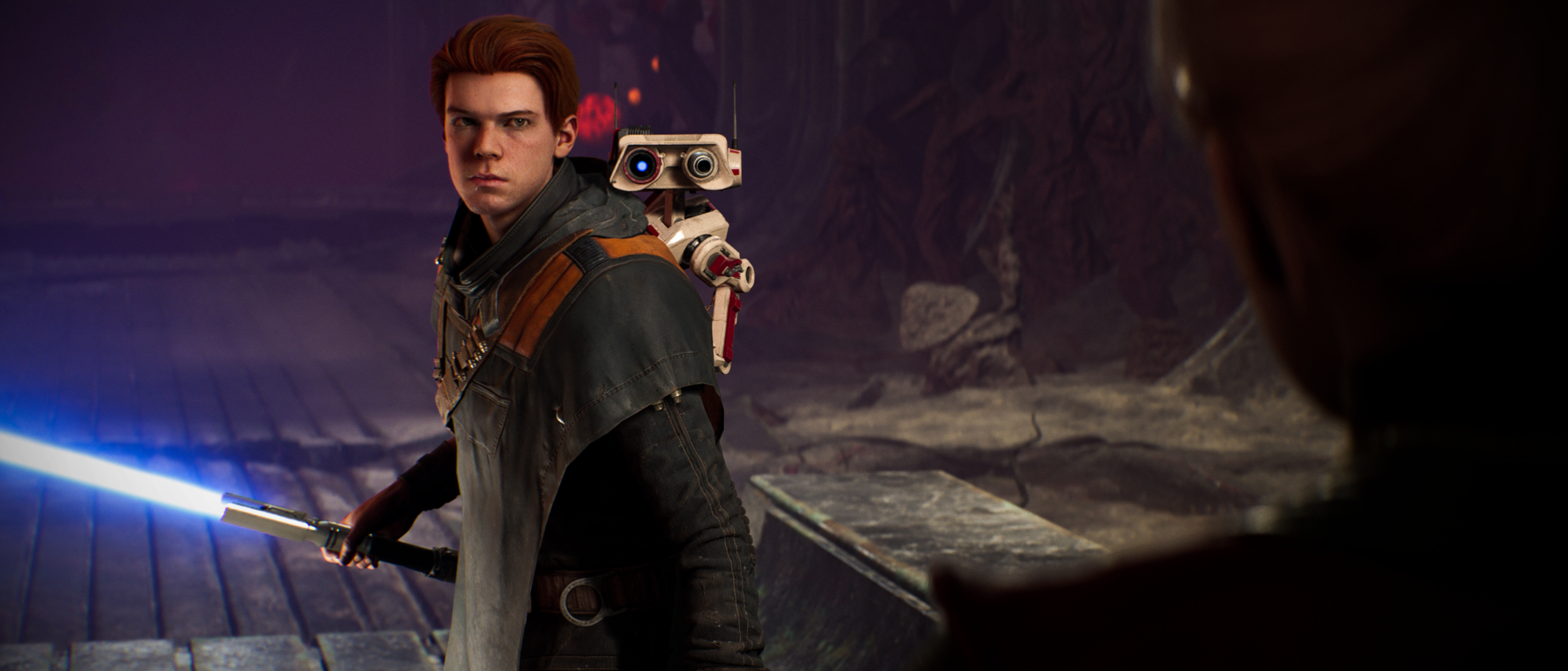 3840x1644 Resolution Cal Kestis and BD-1 Star Wars Jedi Fallen Order ...