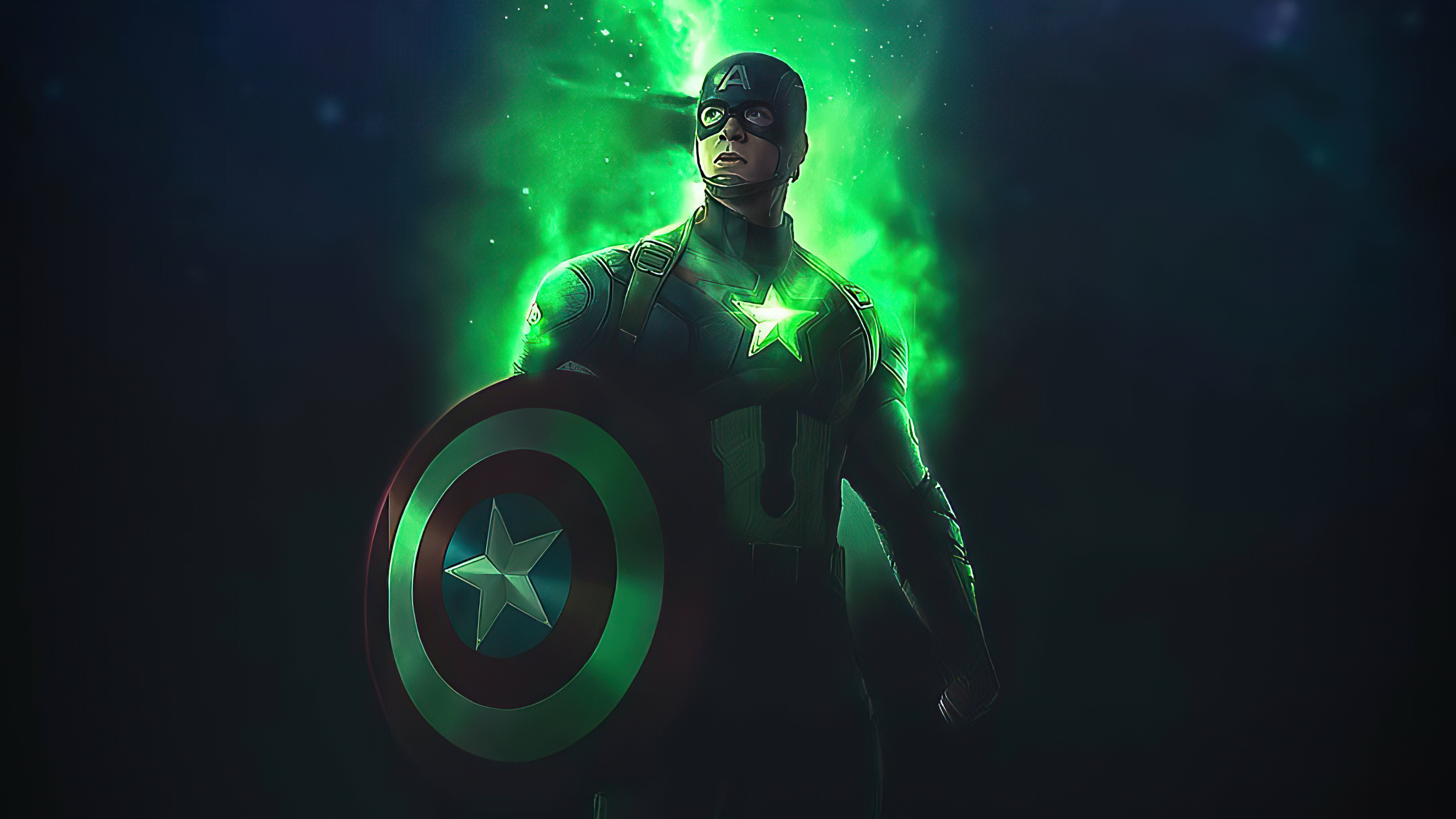 19200x1080 Captain America Time Stone 19200x1080 Resolution Wallpaper ...