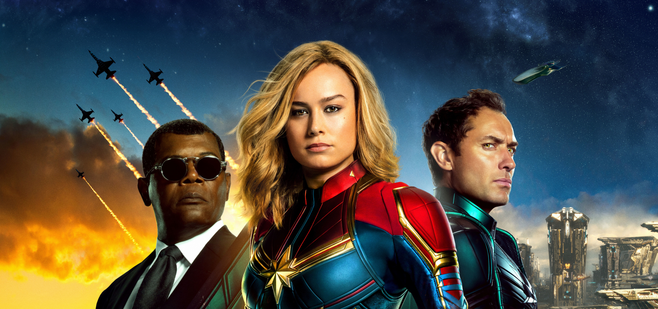 2300x1080 Resolution Captain Marvel Movie All Superheroes 2300x1080 ...