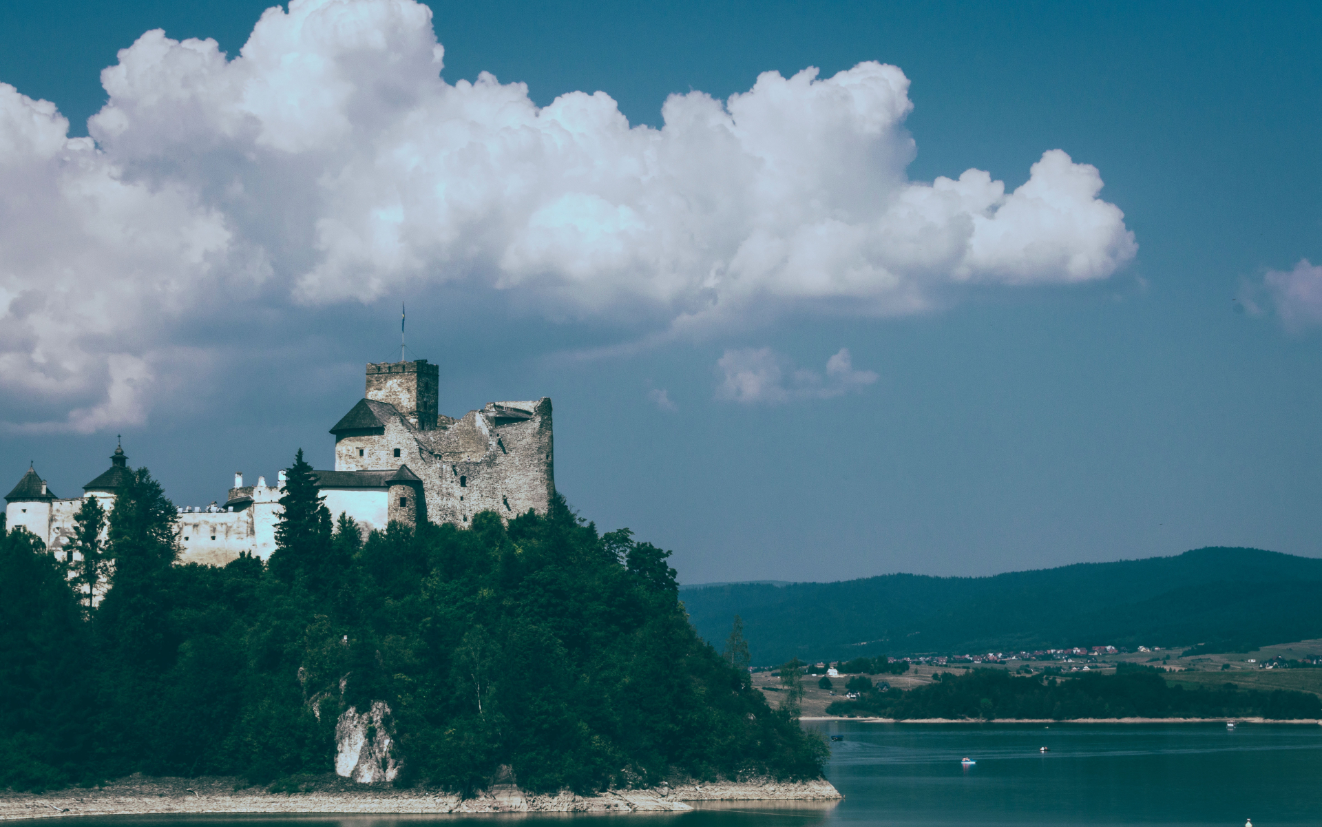 1920x1201 Resolution castle, hill, trees 1920x1201 Resolution Wallpaper ...