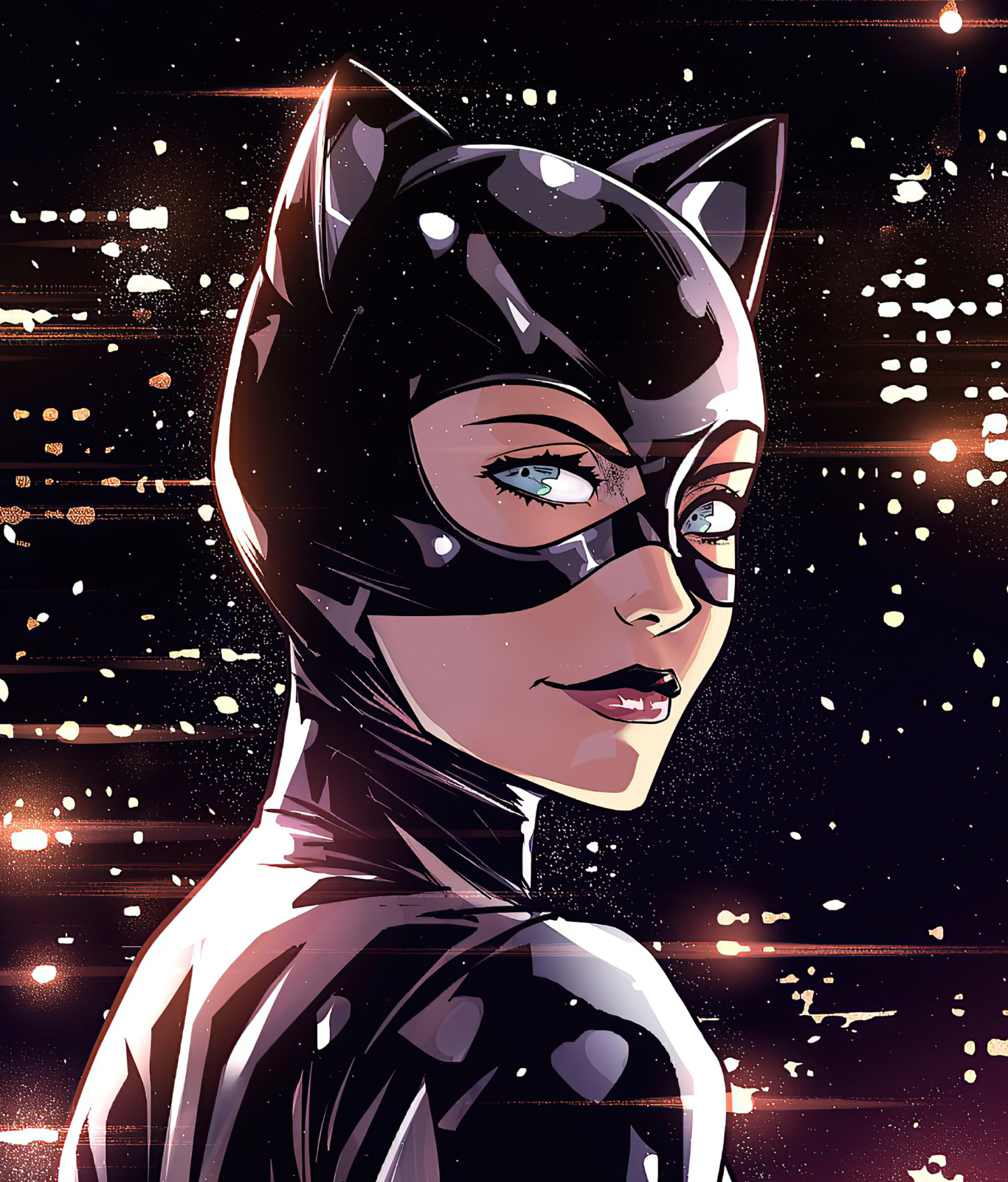 1366x1600 Resolution Catwoman Mask DC Comic 1366x1600 Resolution ...