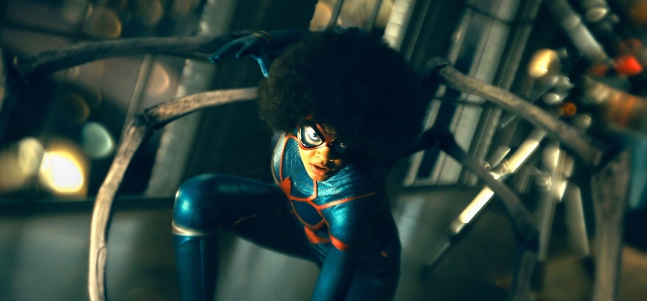 1288x600 Resolution Celeste O'Connor from Madame Web Spider Movie 2024 ...