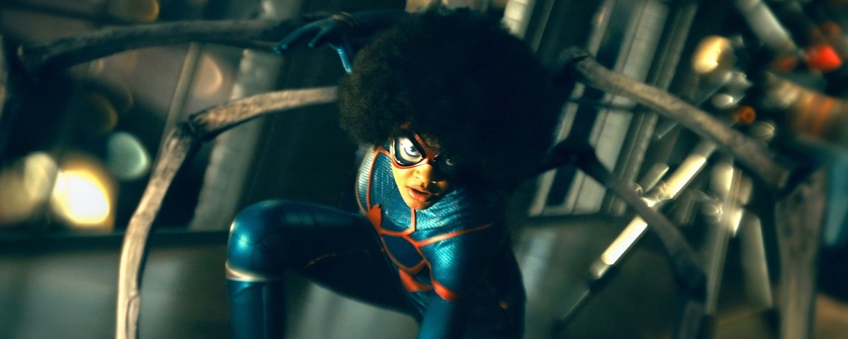 1200x480 Resolution Celeste O'Connor from Madame Web Spider Movie 2024 ...