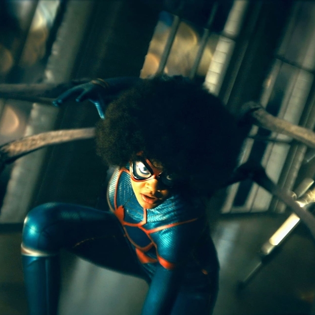 650x650 Resolution Celeste O'Connor from Madame Web Spider Movie 2024 ...
