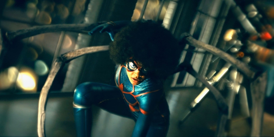 960x480 Resolution Celeste O'Connor from Madame Web Spider Movie 2024 ...