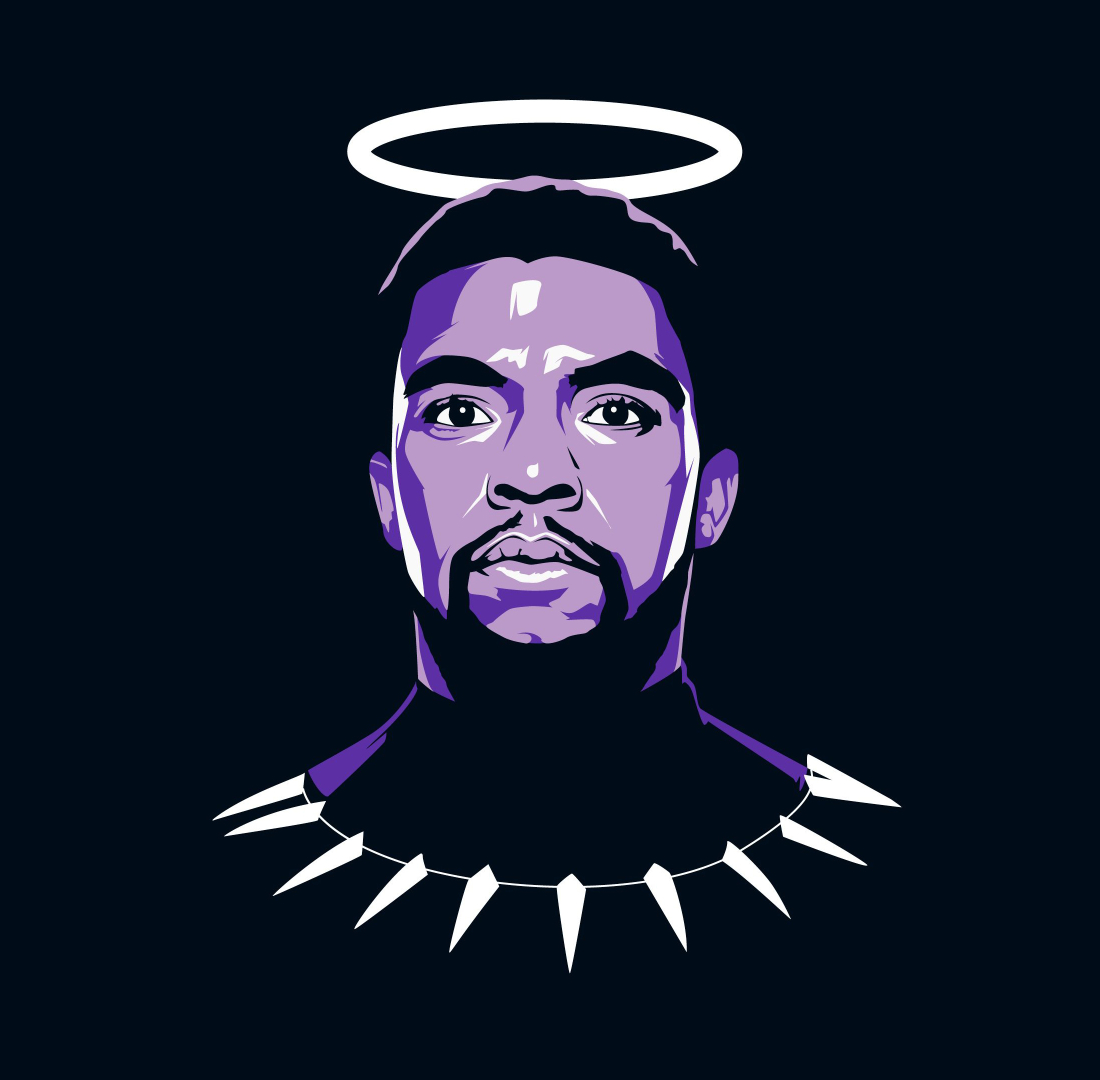 1100x1080 Resolution Chadwick Boseman Black Panther Tribute 1100x1080 ...