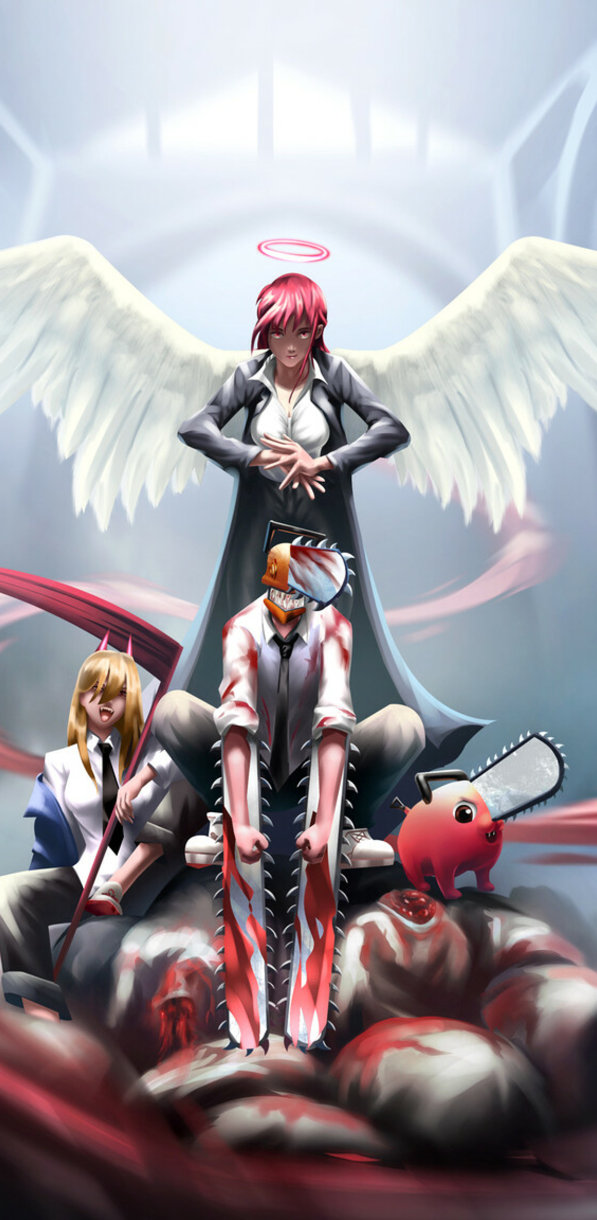 1176x2400 Resolution Chainsaw Man HD Anime Cool Poster 1176x2400 ...