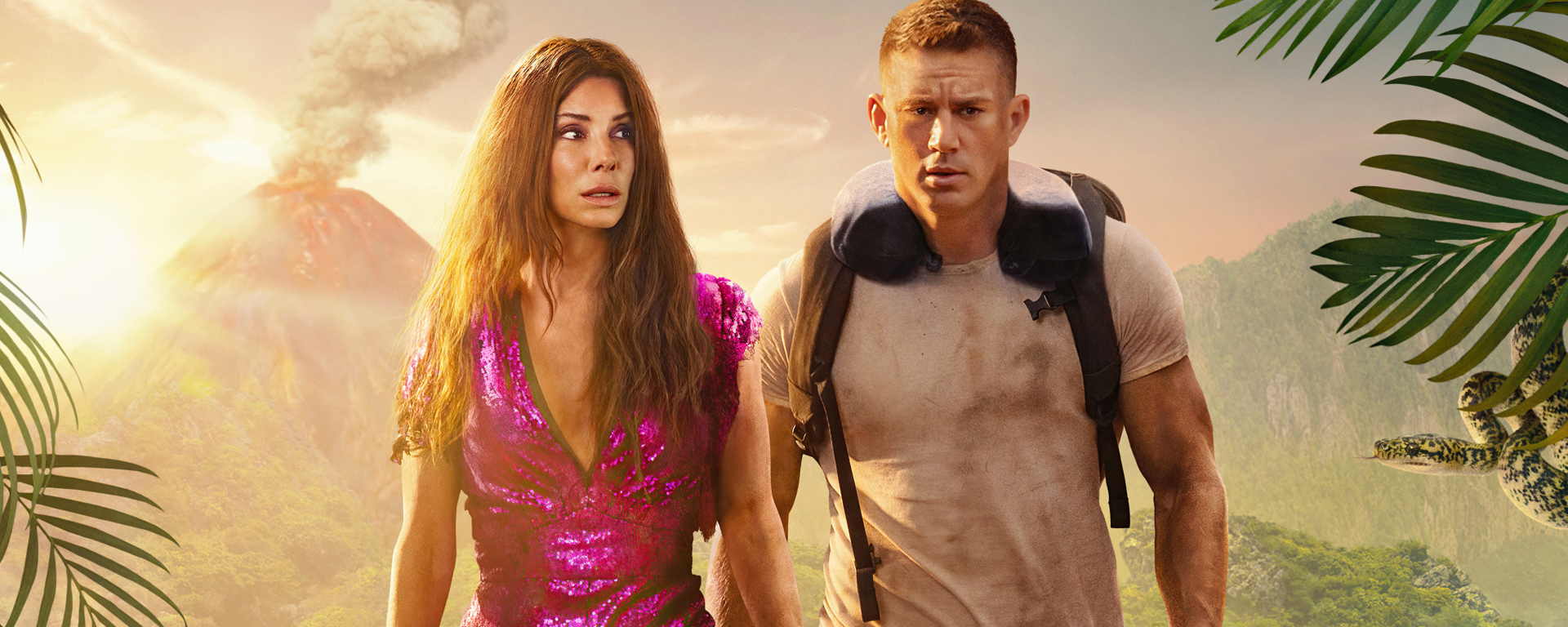 1920x768 Resolution Channing Tatum and Sandra Bullock The Lost City ...
