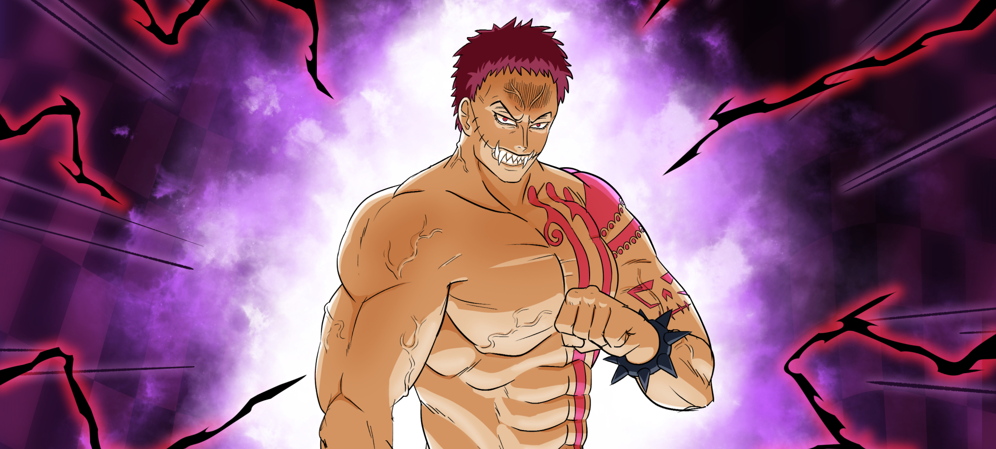 2037x919 Resolution Charlotte Katakuri HD One Piece Art 2037x919 ...