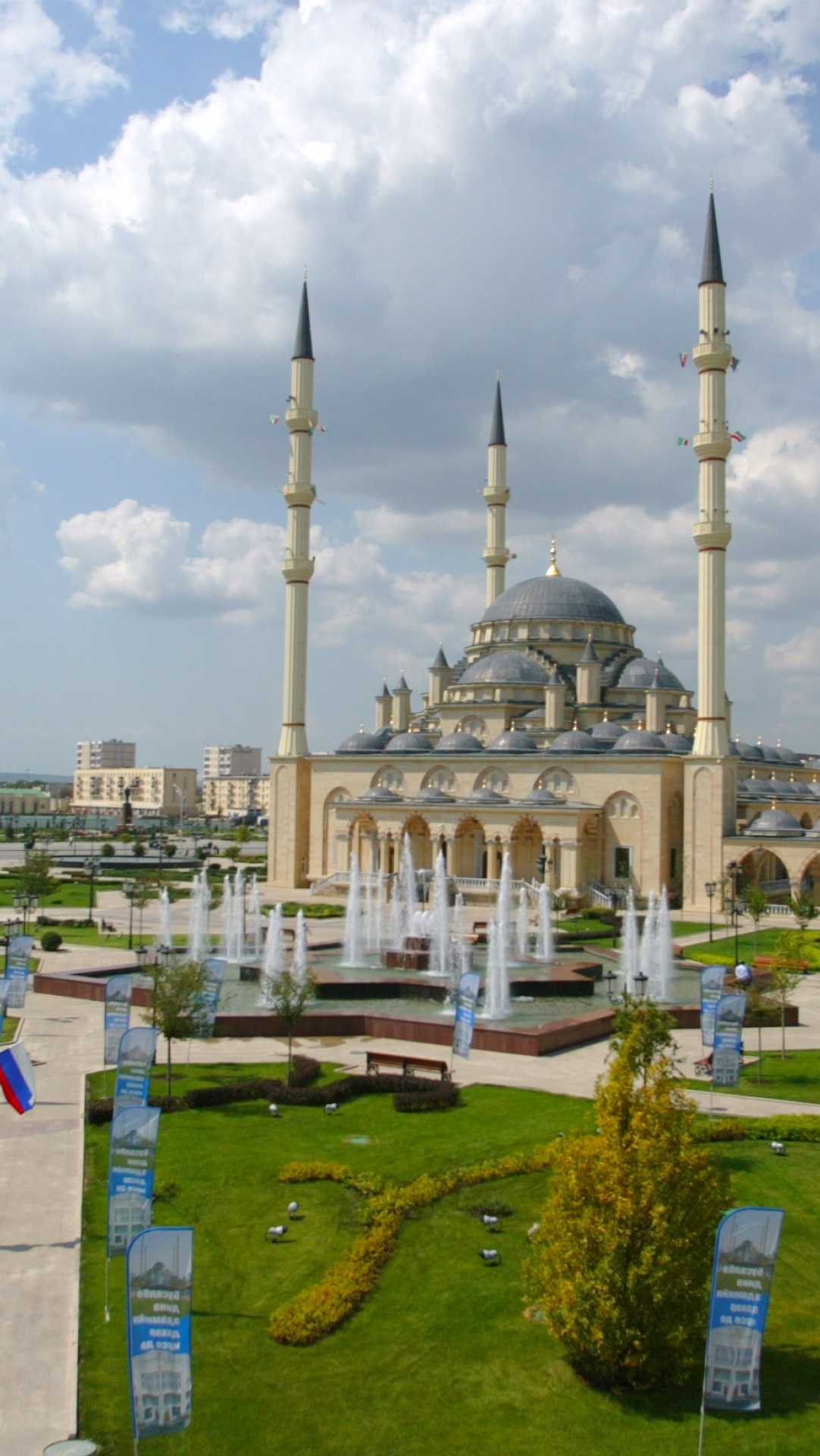 1082x1920 Resolution chechnya, mosques, fountains 1082x1920 Resolution ...