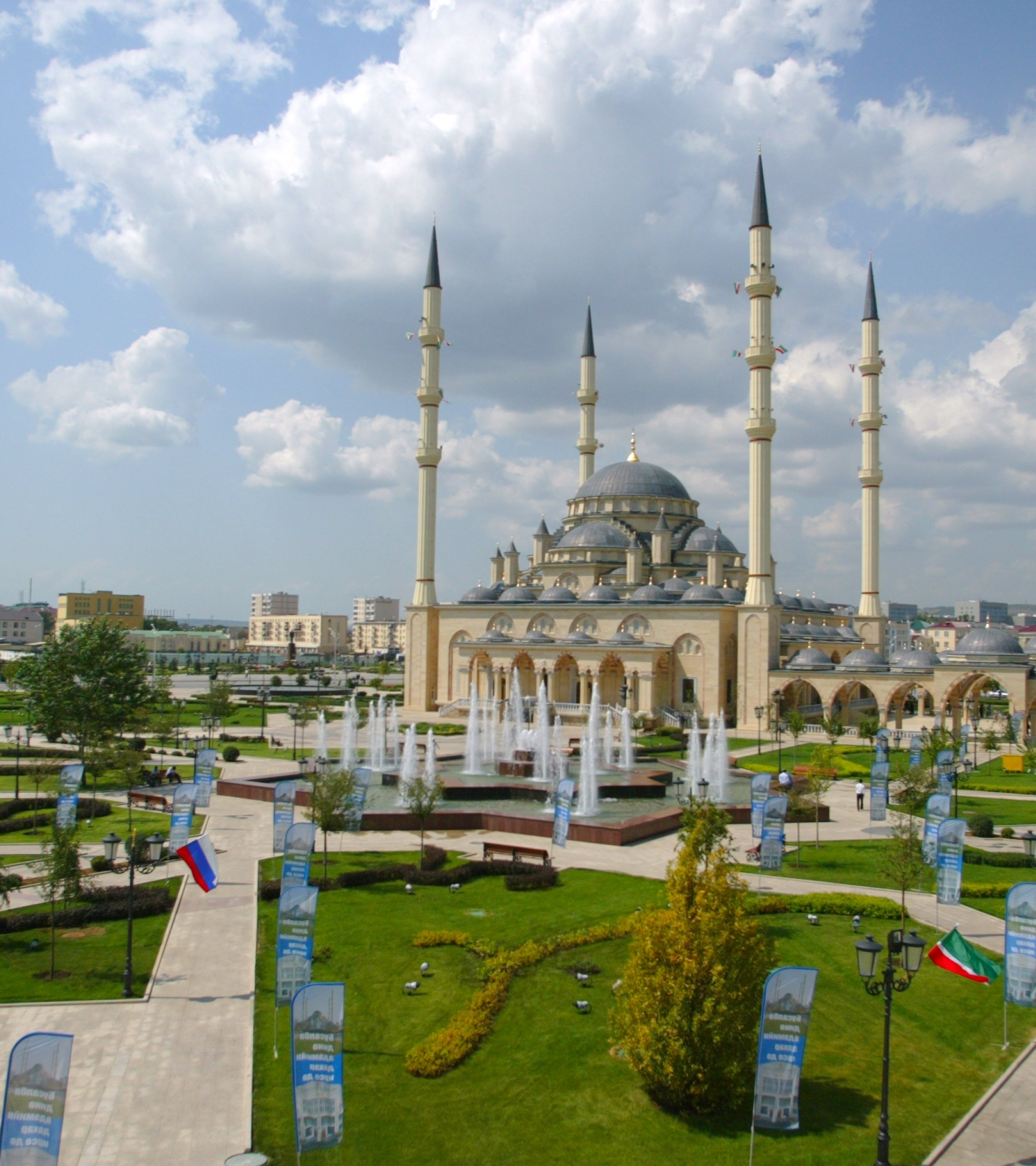 1920x2160 Resolution chechnya, mosques, fountains 1920x2160 Resolution ...