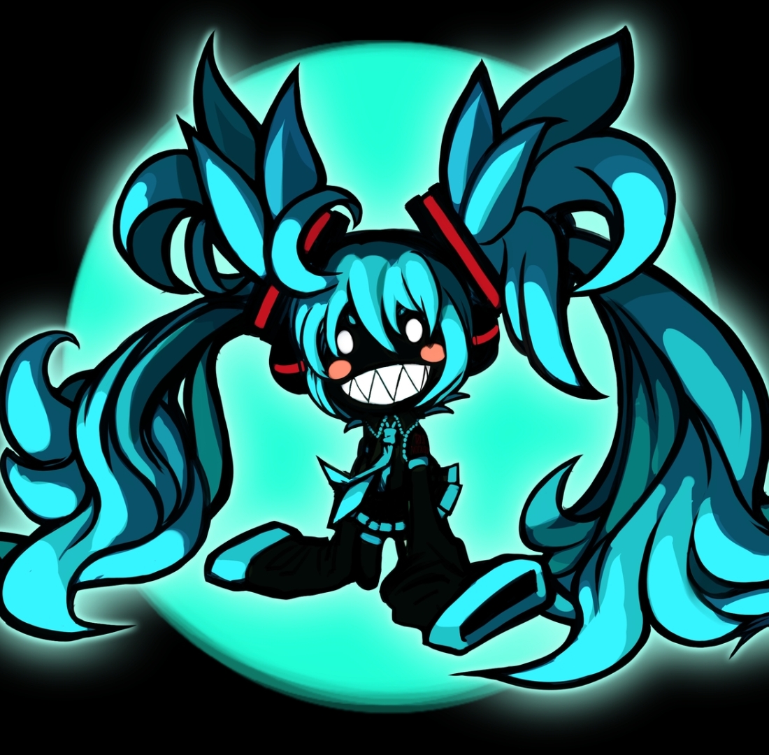 1100x1080 Resolution chibi, hatsune miku, anime 1100x1080 Resolution ...