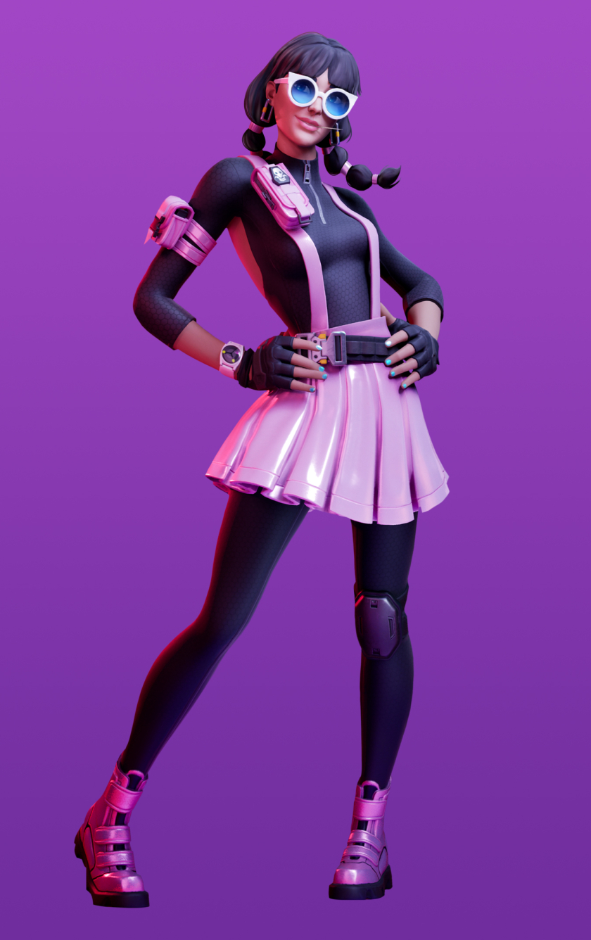 840x1336 Resolution Chic In Fortnite 4K 840x1336 Resolution Wallpaper ...