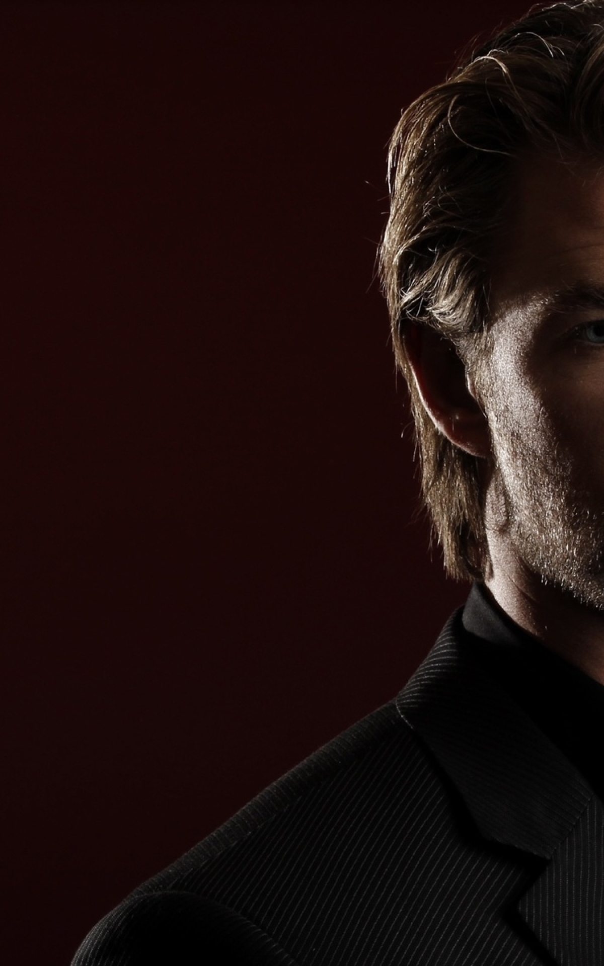 1200x1920 Resolution chris hemsworth, actor, black background 1200x1920 ...