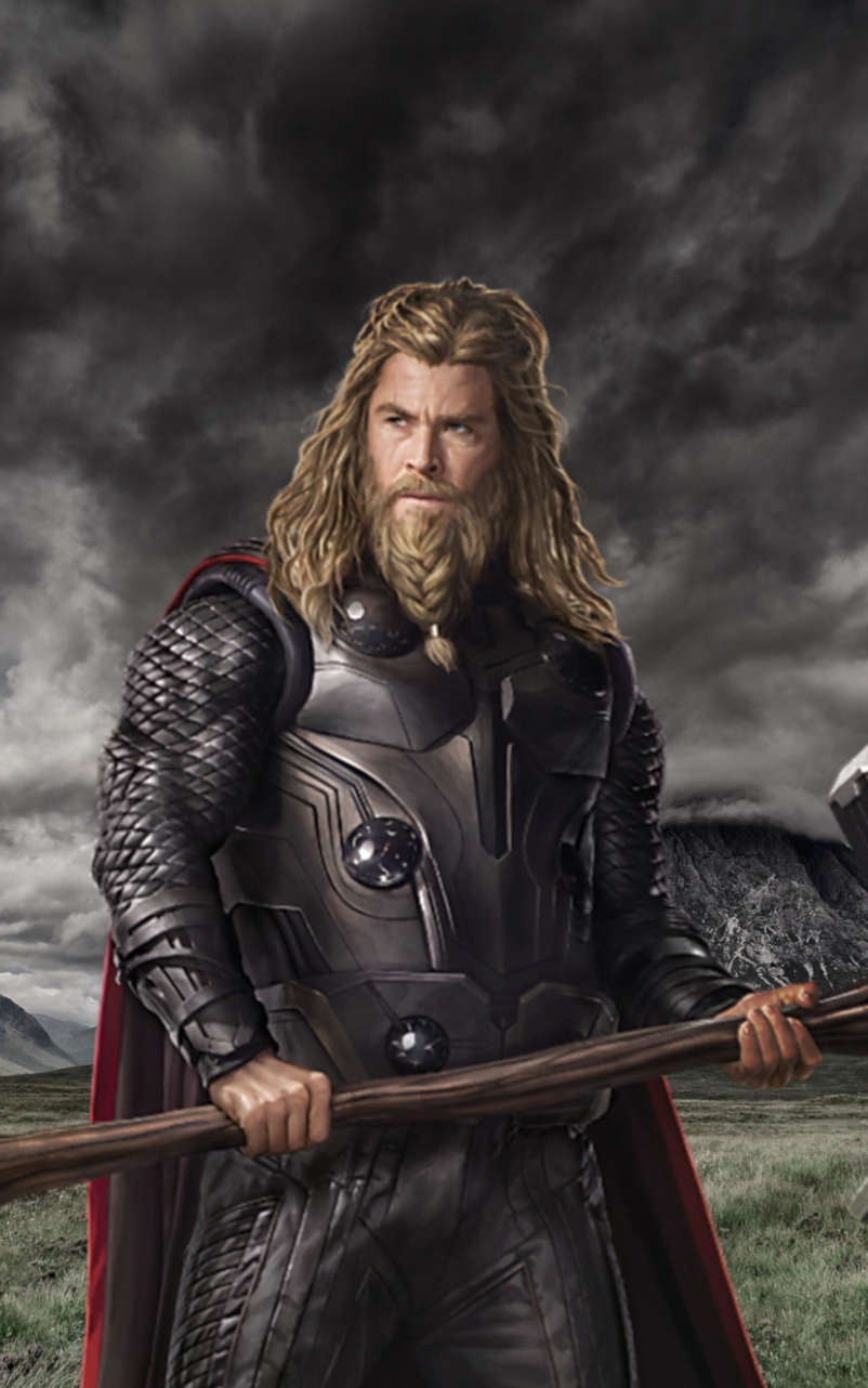 802x1282 Resolution Chris Hemsworth As Thor In Endgame 802x1282 ...