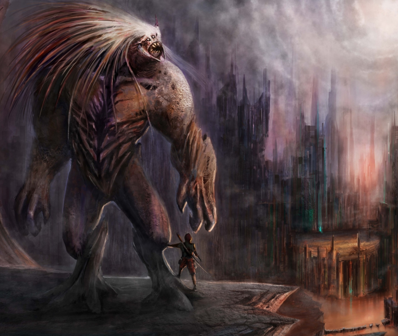 1280x1080 Resolution chupacabra, giant, art 1280x1080 Resolution ...