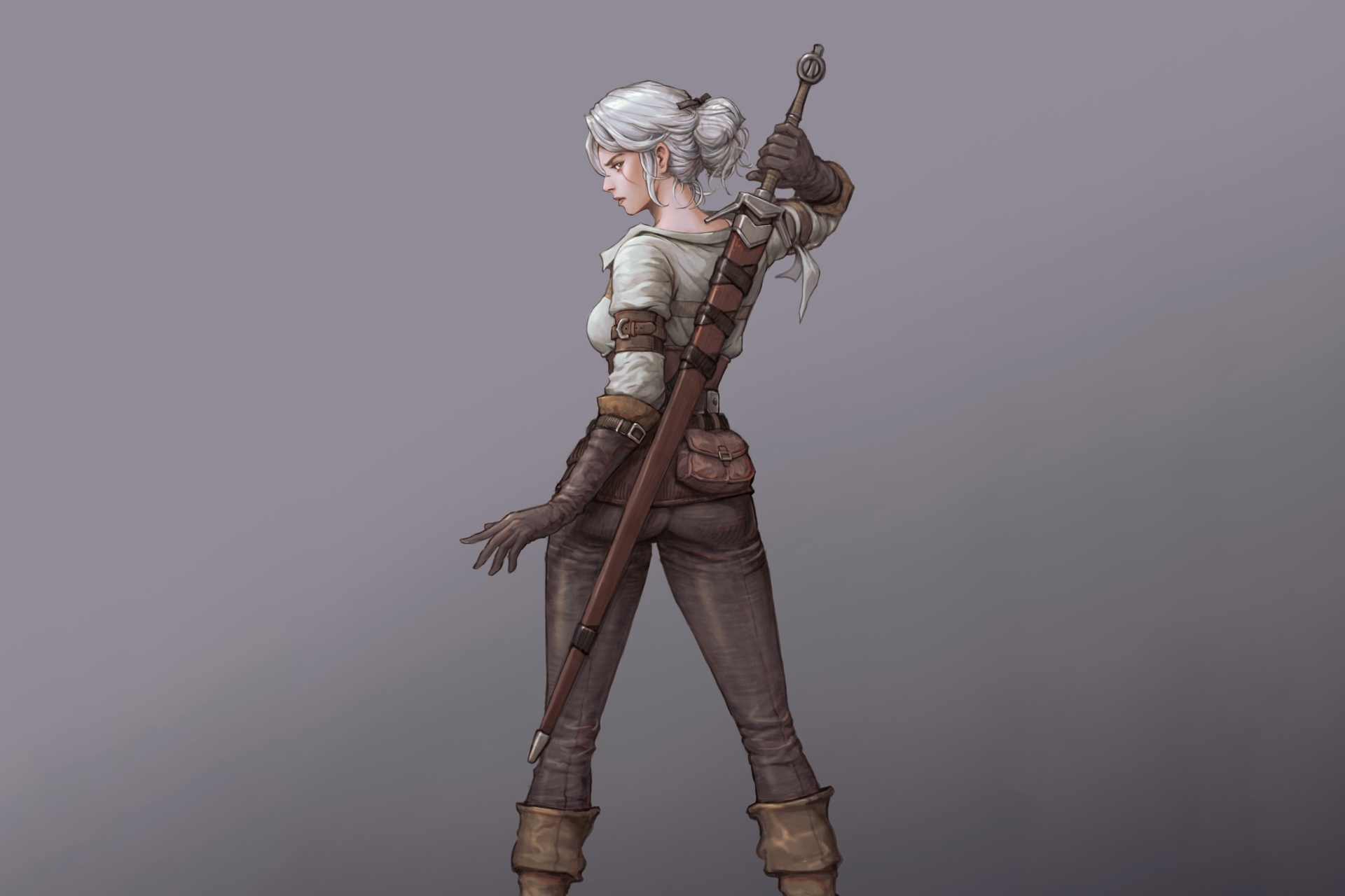 1920x1280 Resolution Ciri In The Witcher 1920x1280 Resolution Wallpaper ...