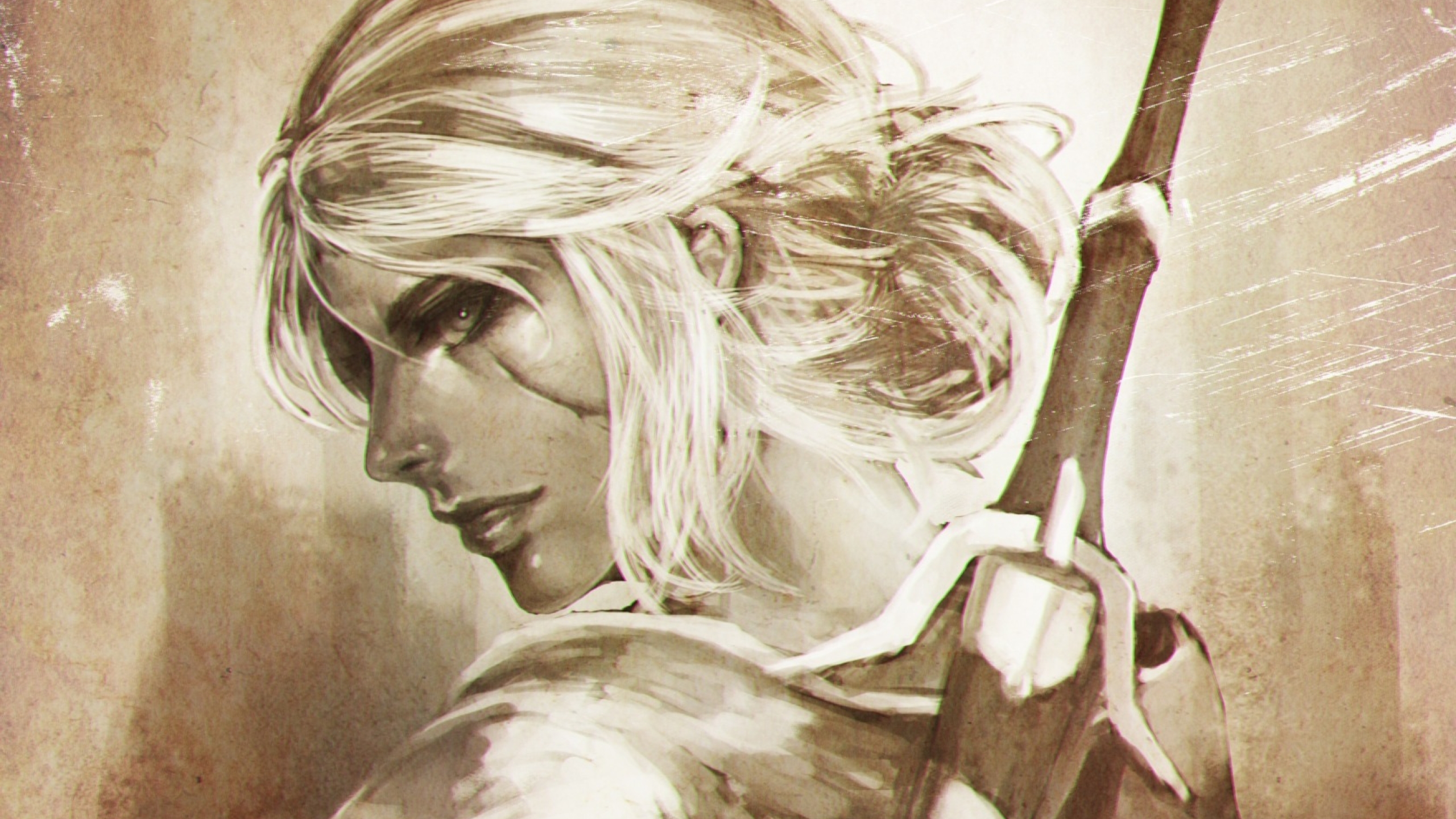 2560x1440 Resolution ciri, witcher, wild hunt 1440P Resolution ...
