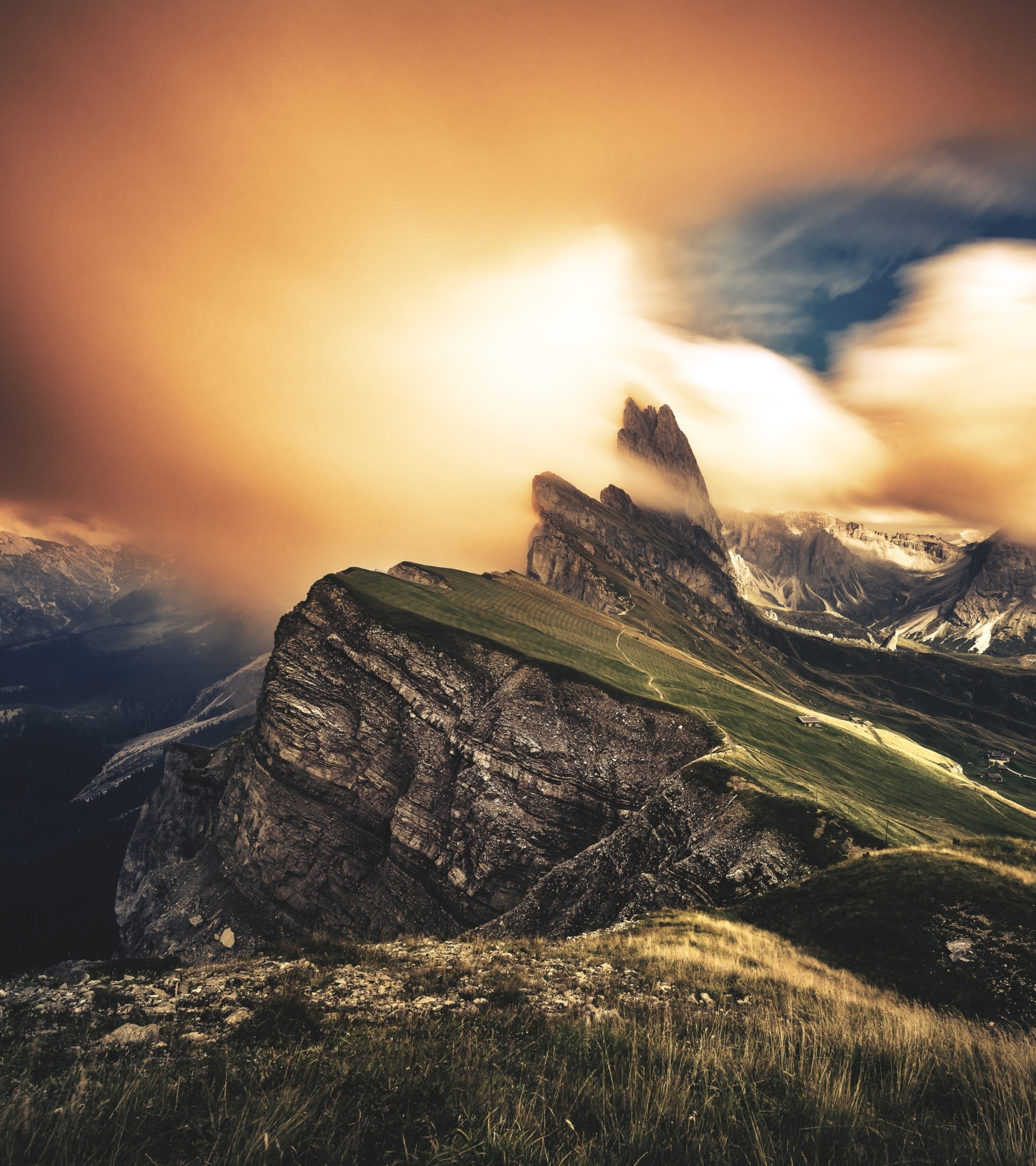 1920x2160 Resolution Cloudy 4K Mountain Photography 1920x2160 ...