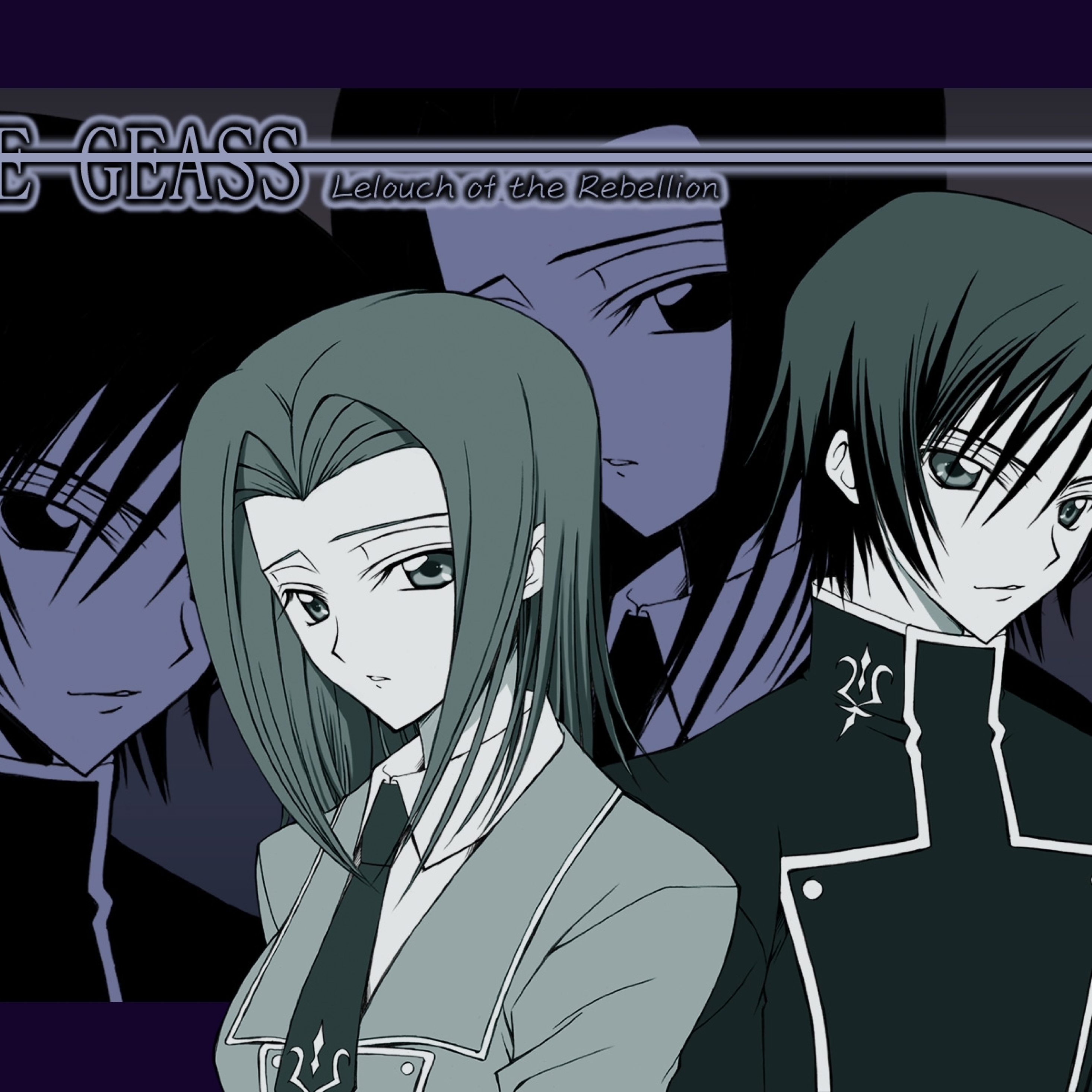 2932x2932 code geass, kallen stadtfeld, lelouch lamperouge Ipad Pro ...