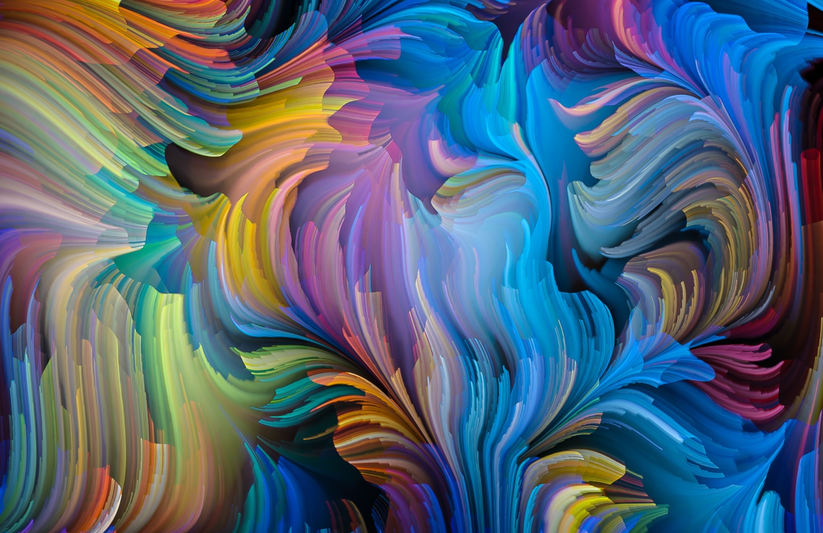 1676x1085 Colorful Brush Art 1676x1085 Resolution Wallpaper, HD Artist ...