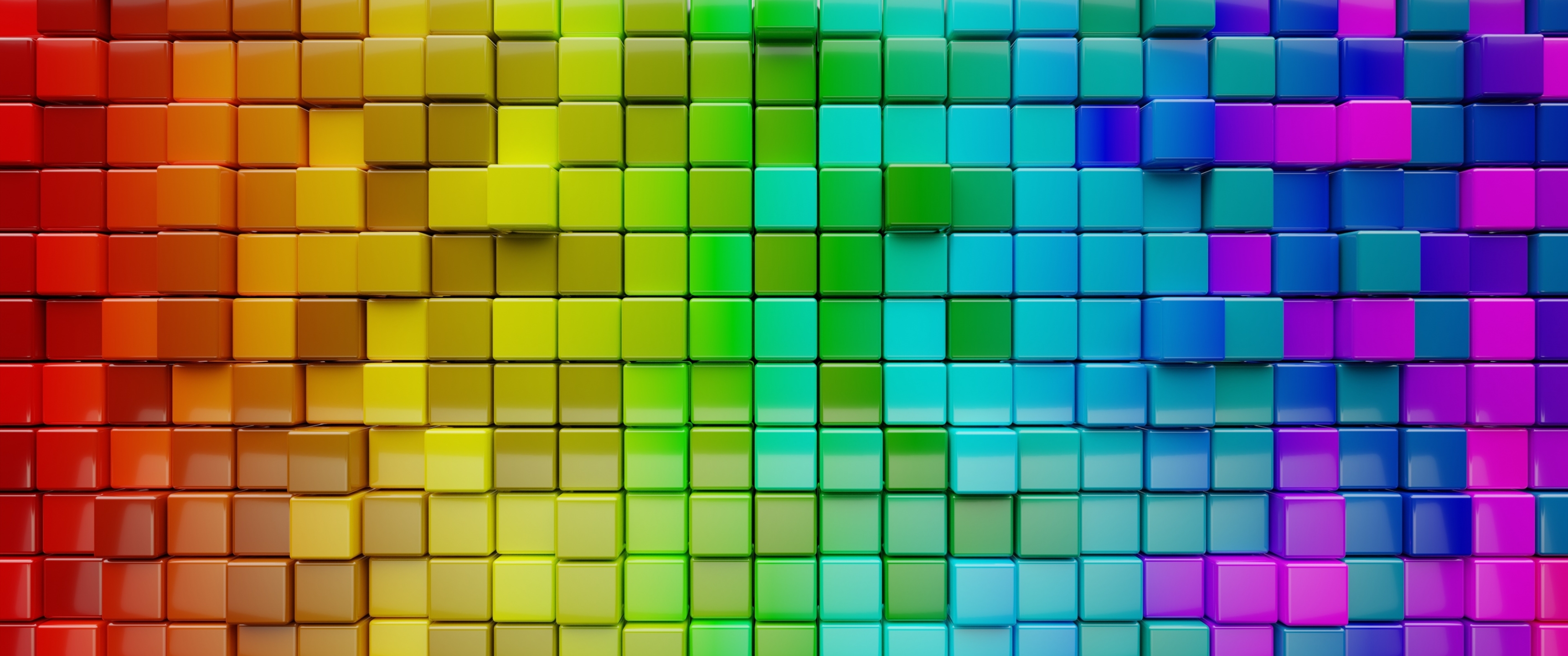3440x1440 Resolution Colorful Cube Pattern 3440x1440 Resolution ...