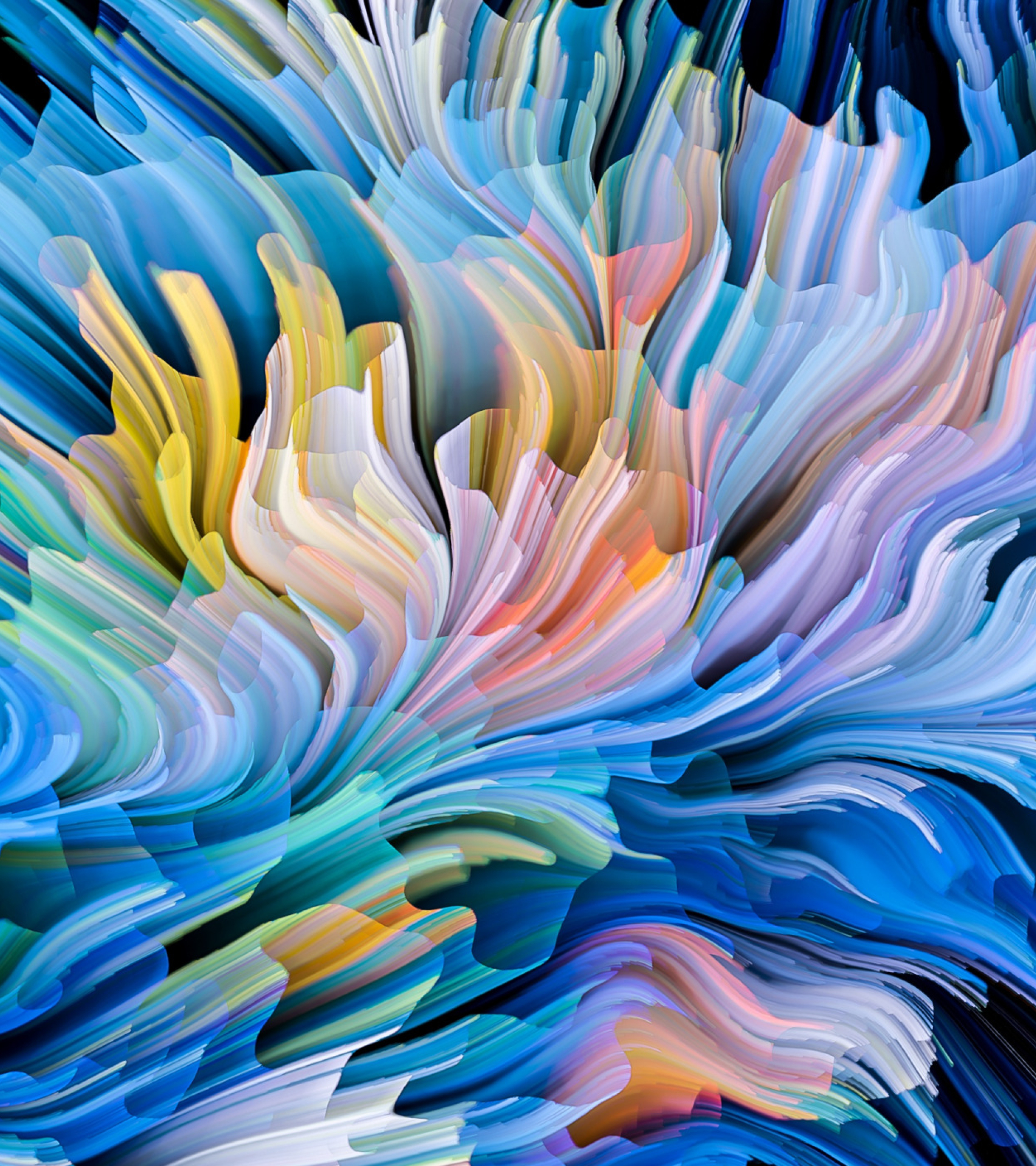 1920x2160 Resolution Colorful Curves 1920x2160 Resolution Wallpaper ...