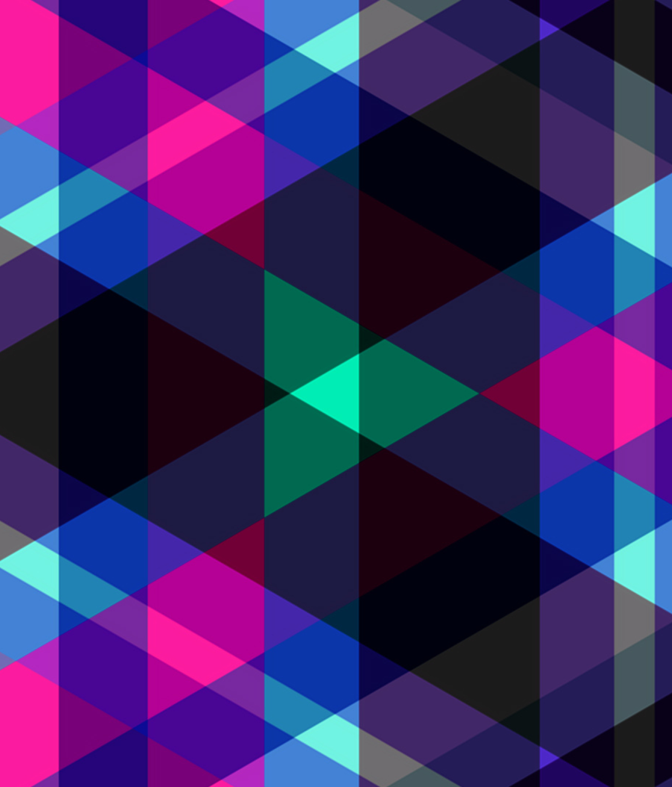 1366x1600 Resolution Colorful Diamond Shapes Pattern 1366x1600 ...