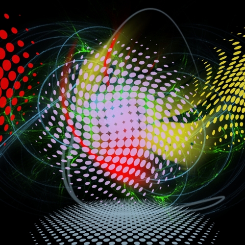 500x500 Resolution colorful, lines, dots 500x500 Resolution Wallpaper ...