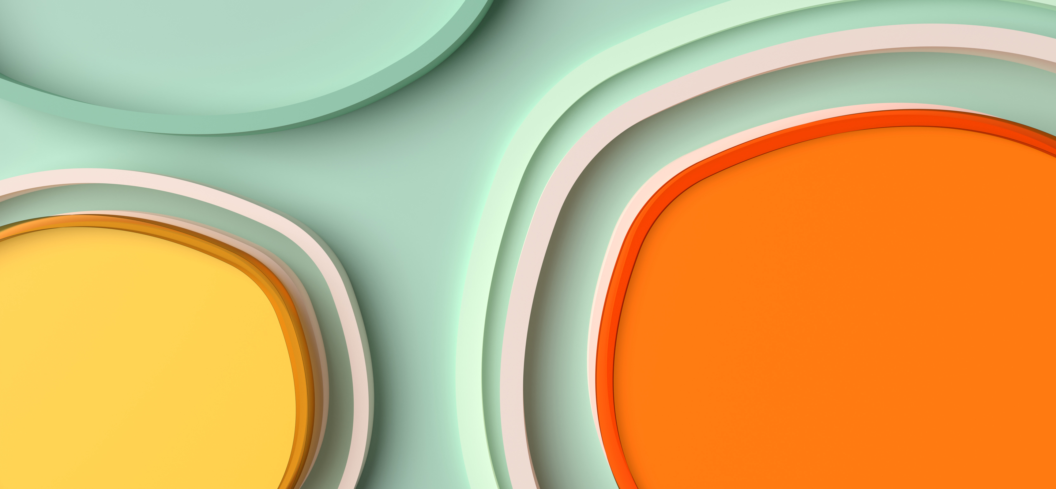 3449x1600 Resolution Colorful Minimal 4K Shapes 3449x1600 Resolution ...