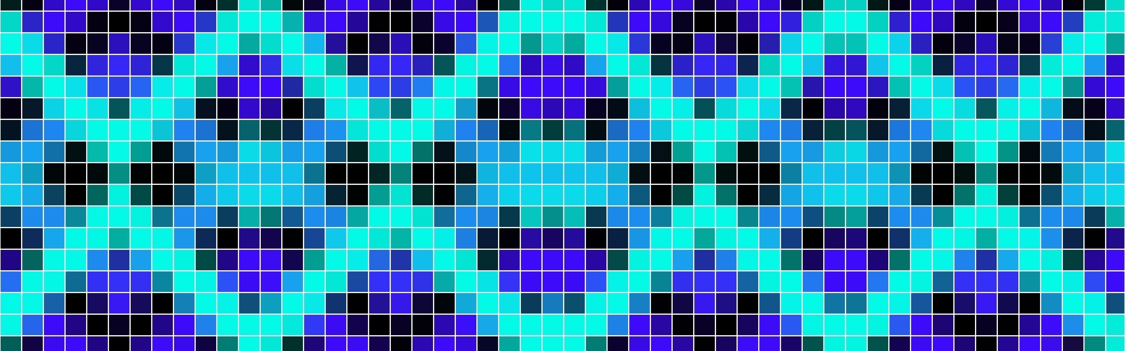 3840x1200 Resolution Colorful Pixel Grid 3840x1200 Resolution Wallpaper ...