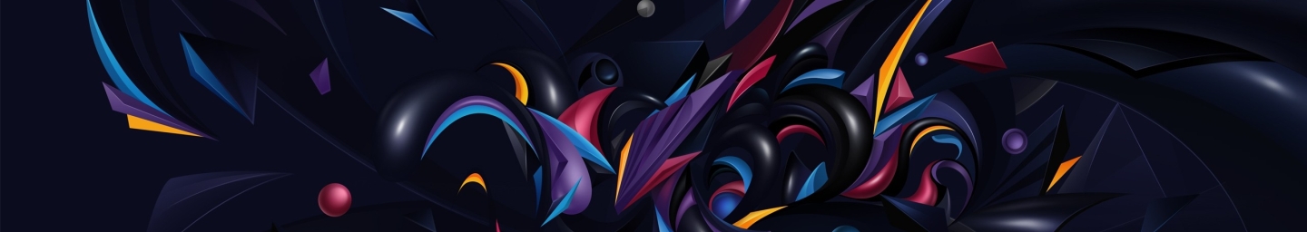 1440x256 compound, forms, colorful 1440x256 Resolution Wallpaper, HD ...