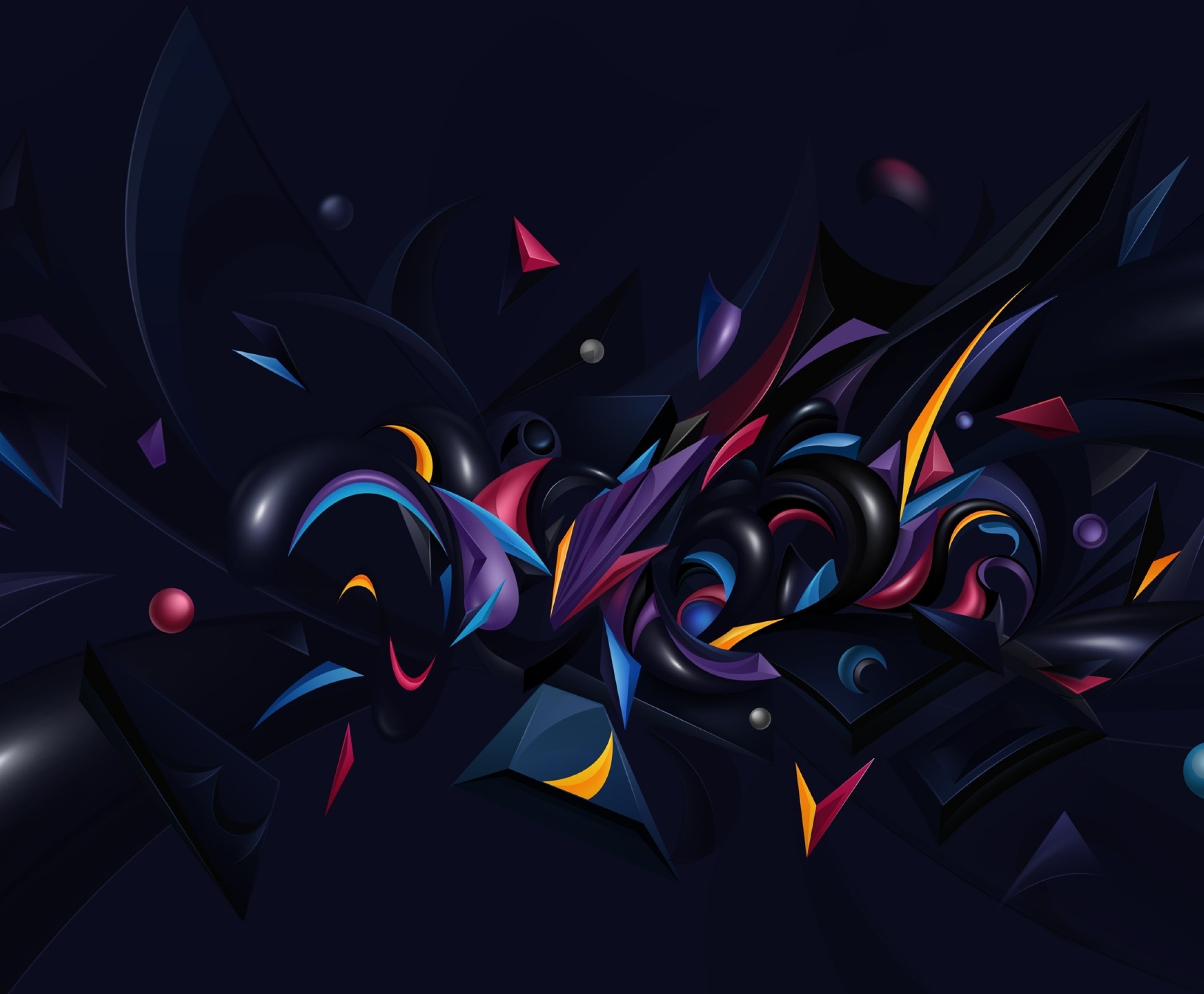 2520x2080 Resolution compound, forms, colorful 2520x2080 Resolution ...
