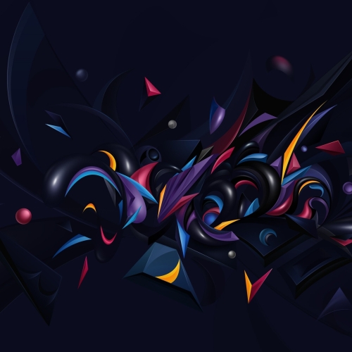 500x500 compound, forms, colorful 500x500 Resolution Wallpaper, HD ...