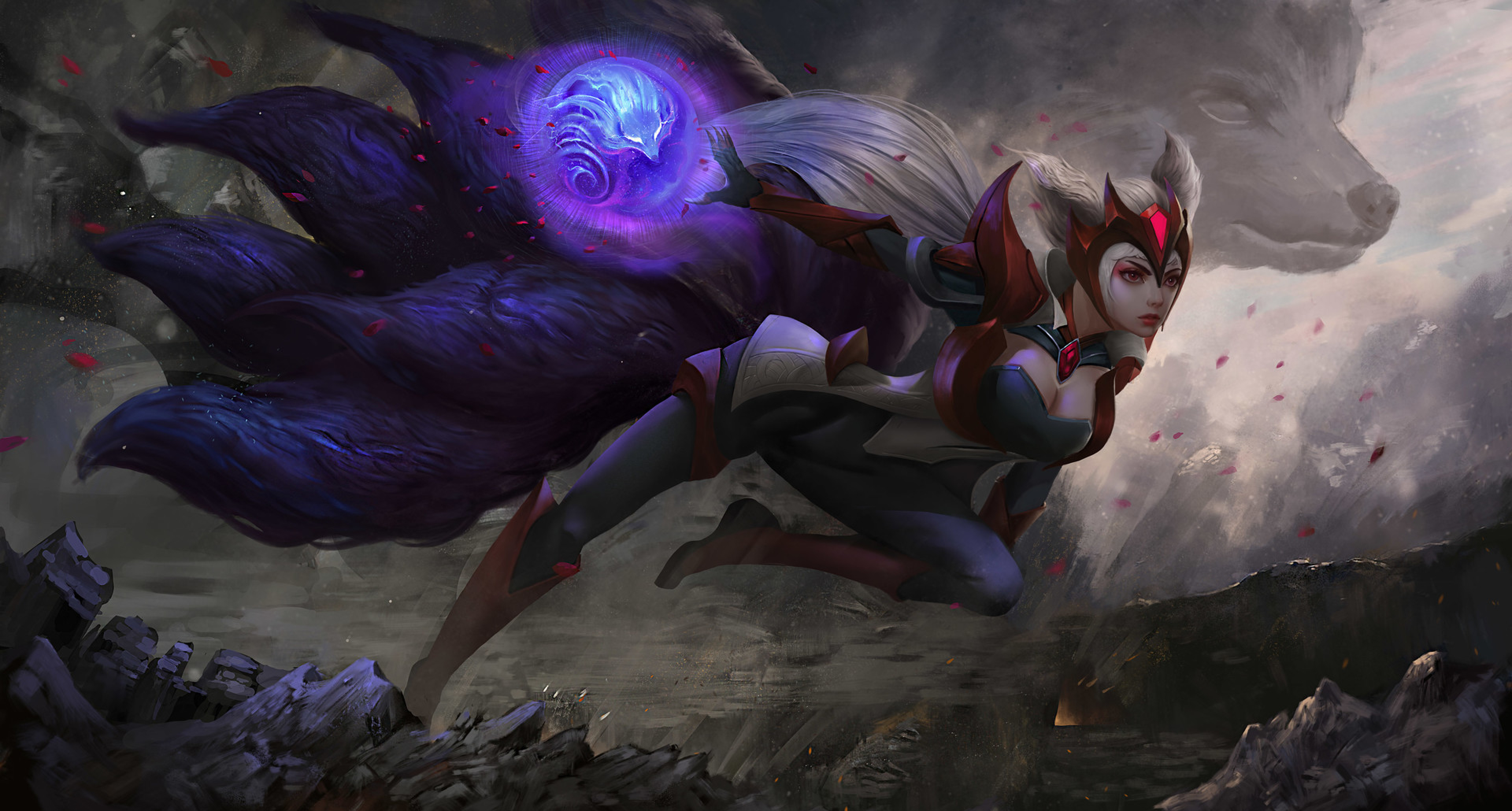 3840x2060 Resolution Cool Ahri League Of Legends 3840x2060 Resolution ...