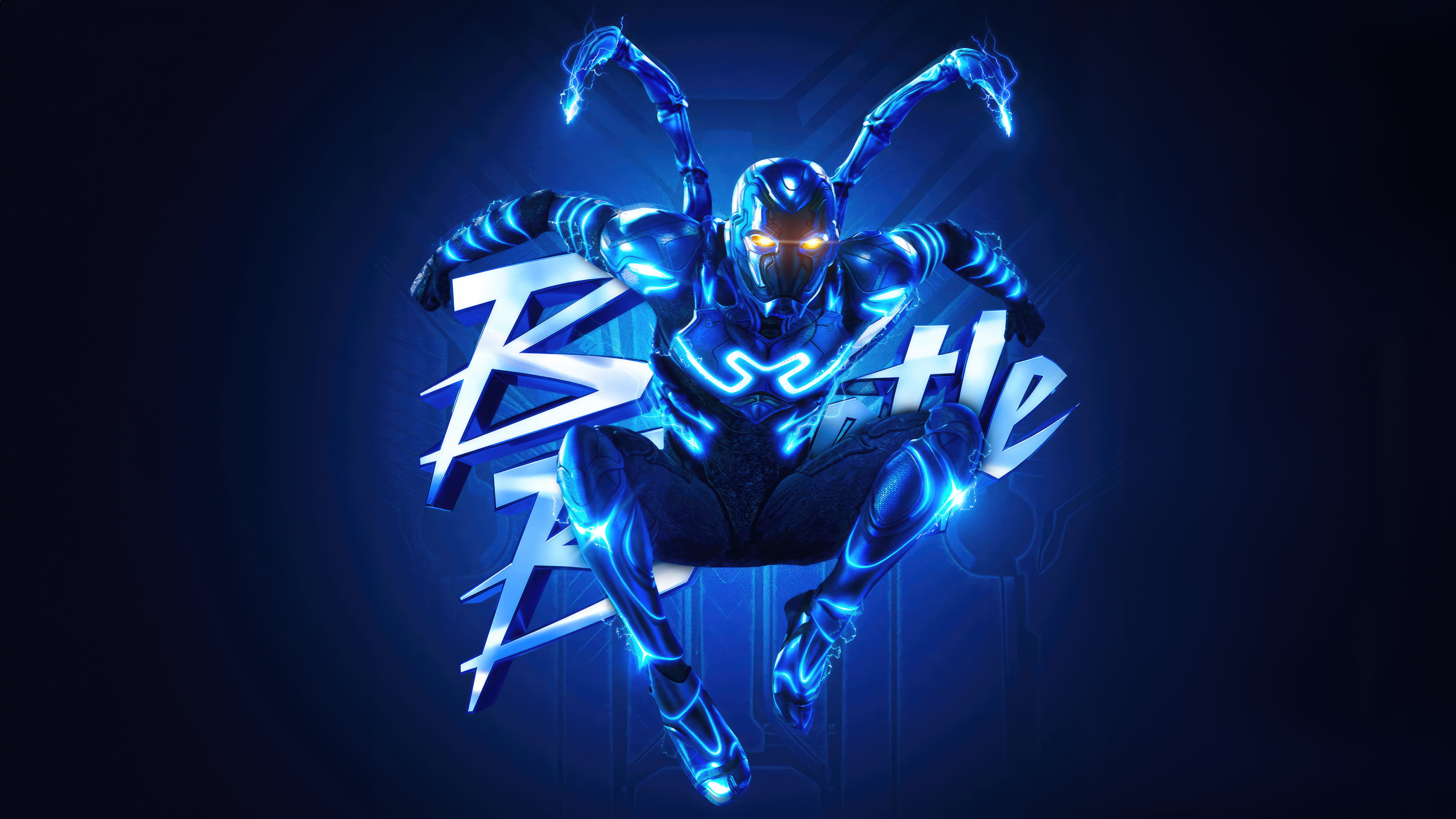 8000x8000 Resolution Cool Blue Beetle 4K 8000x8000 Resolution Wallpaper ...