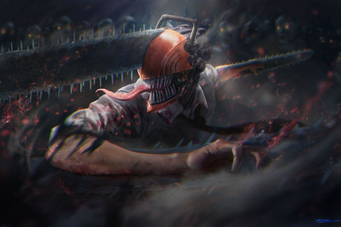 480x320 Cool Denji Chainsaw Man Digital Art 480x320 Resolution ...