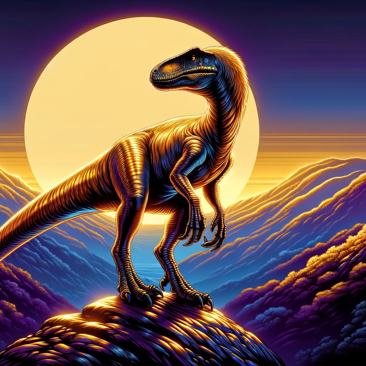 1224x1224 Resolution Cool Dinosaur Digital Art 1224x1224 Resolution ...