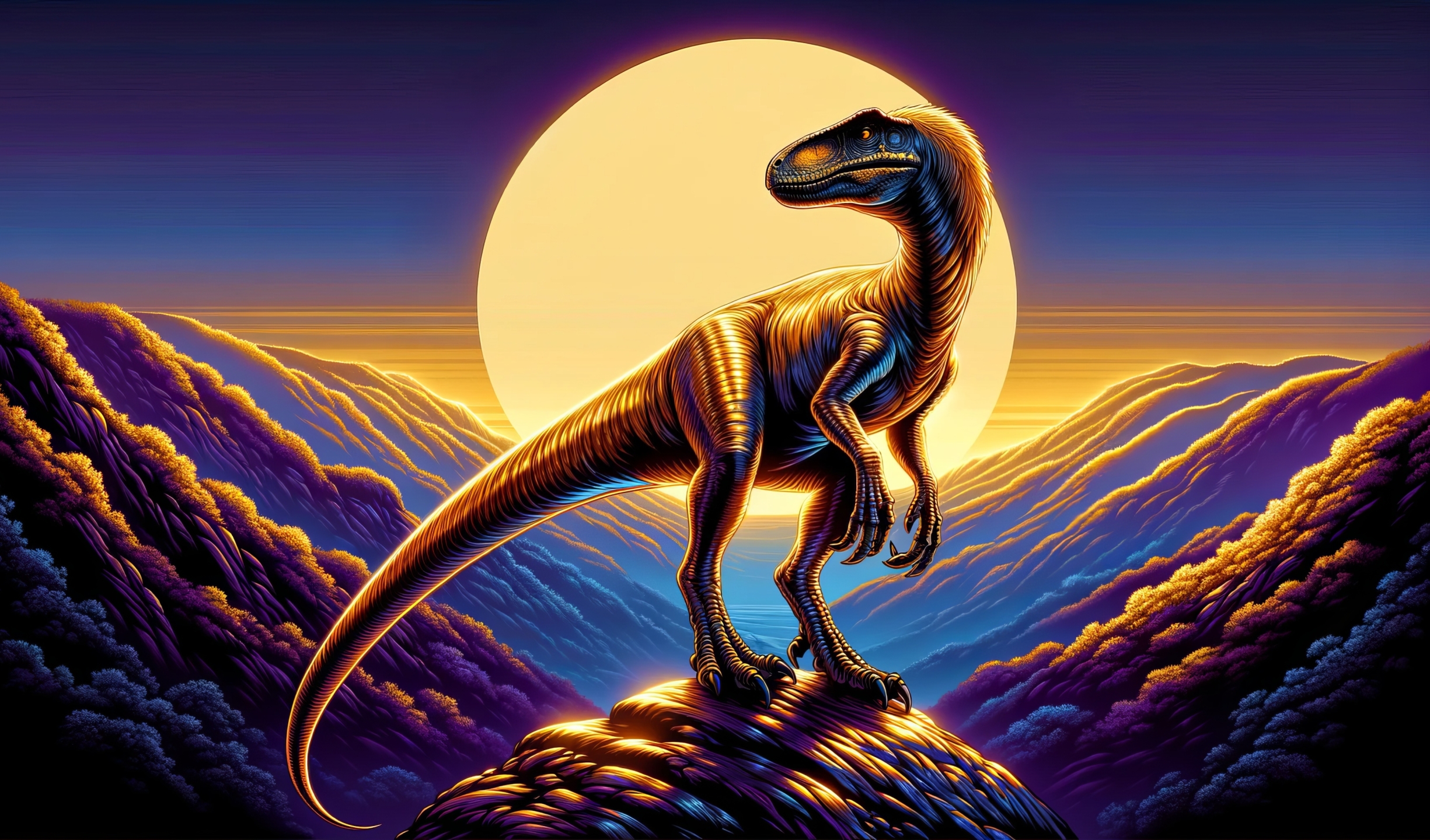 2450x1440 Resolution Cool Dinosaur Digital Art 2450x1440 Resolution ...
