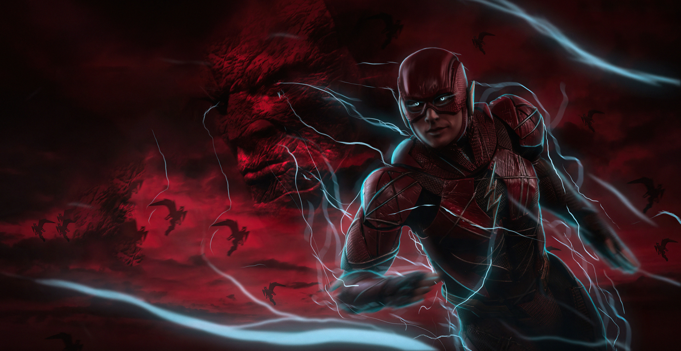 2174x1120 Resolution Cool Flash Art 2174x1120 Resolution Wallpaper ...