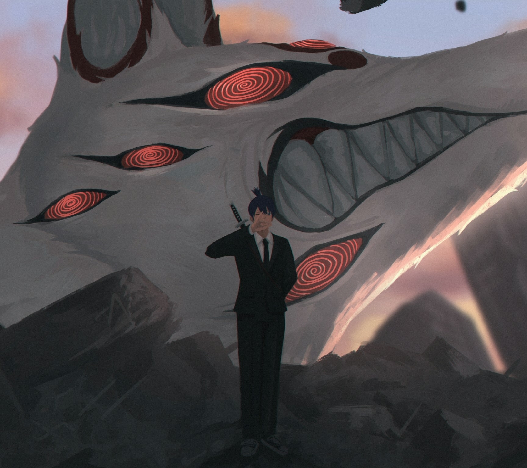 2160x1920 Cool Fox Devil Art Chainsaw Man 2160x1920 Resolution ...