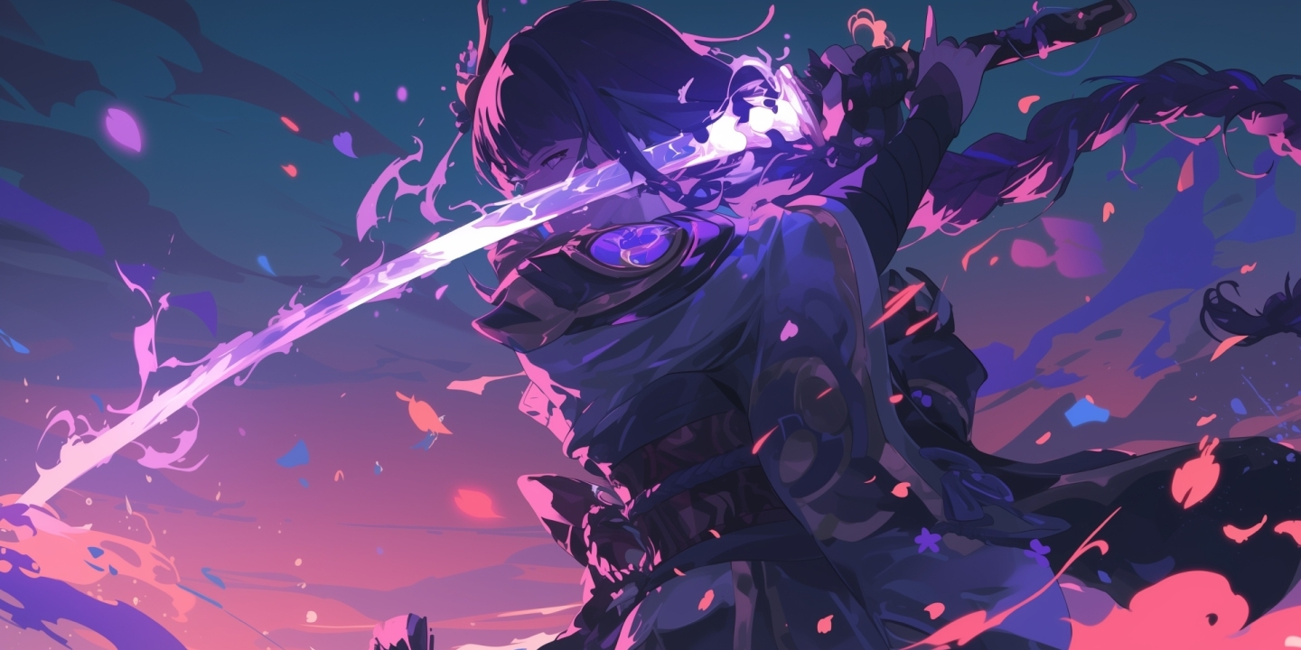 1440x720 Resolution Cool HD Baal Raiden Shogun Art Genshin Impact ...