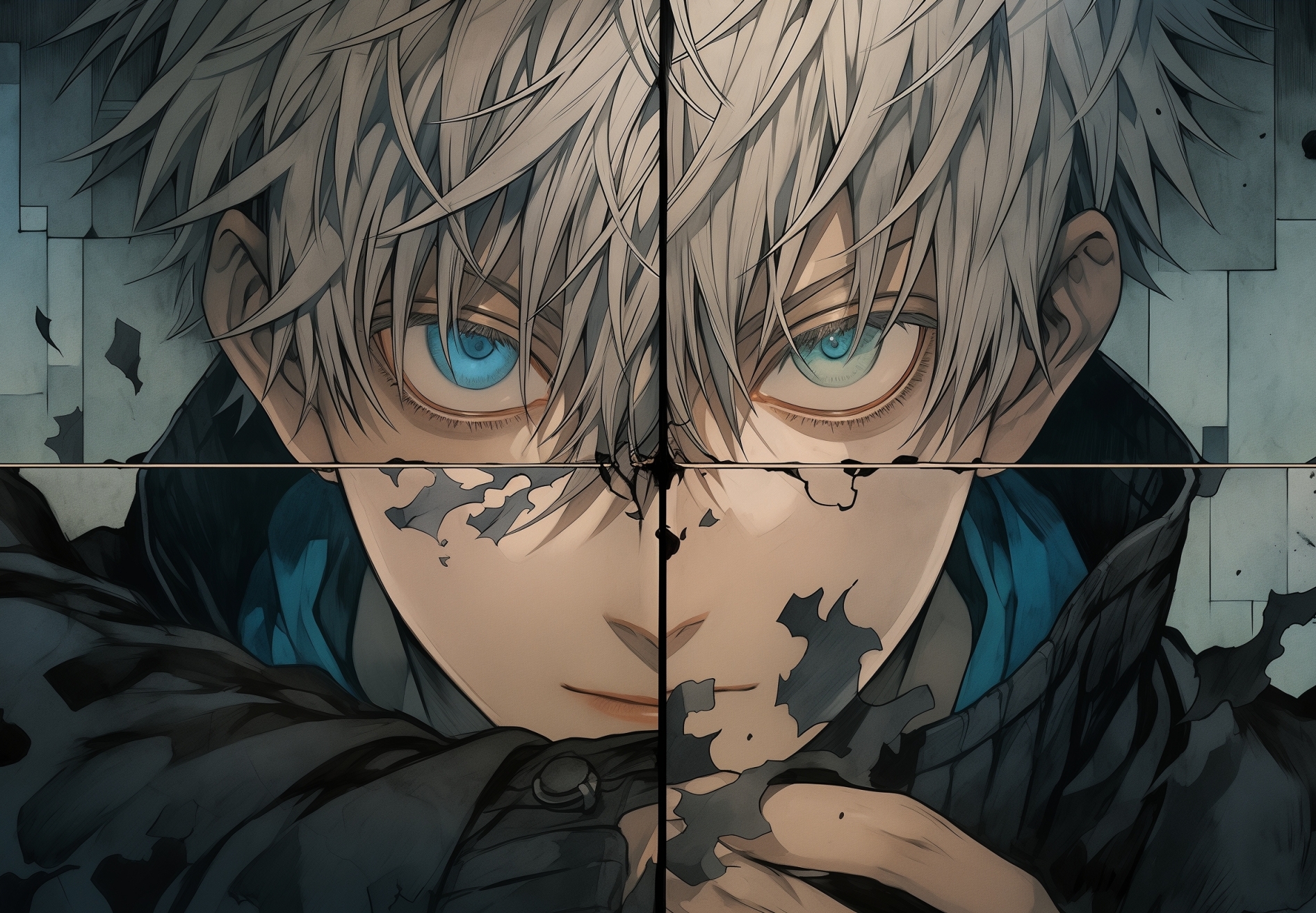 1893x1313 Resolution Cool Jujutsu Kaisen HD Satoru Gojo Anime Art ...
