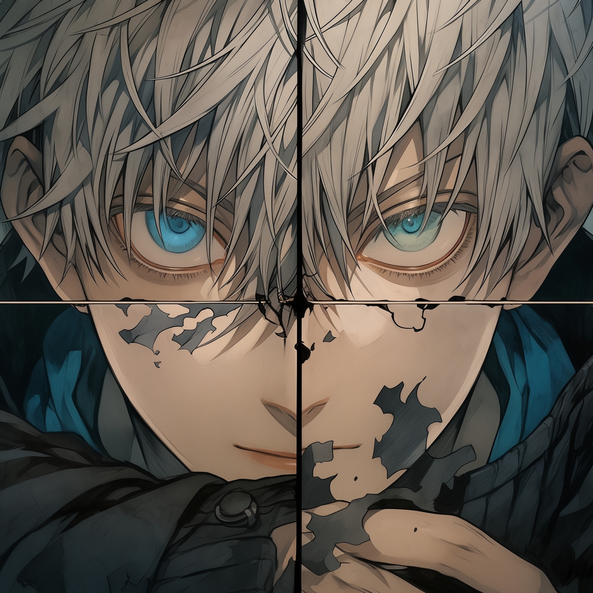 1980x1980 Resolution Cool Jujutsu Kaisen HD Satoru Gojo Anime Art ...
