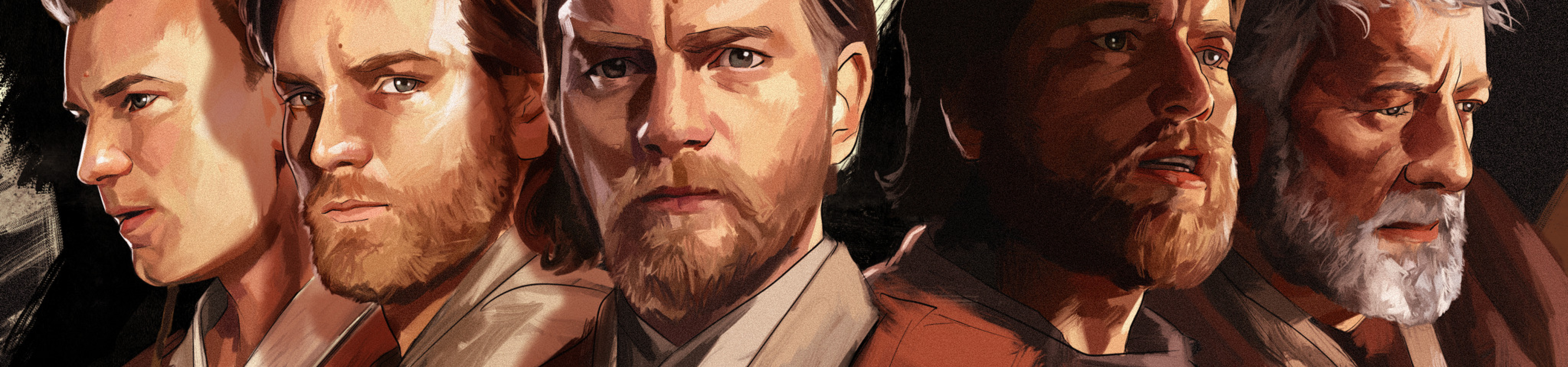 5120x1200 Cool Obi-Wan Kenobi Digital HD Painting Star Wars 5120x1200 ...