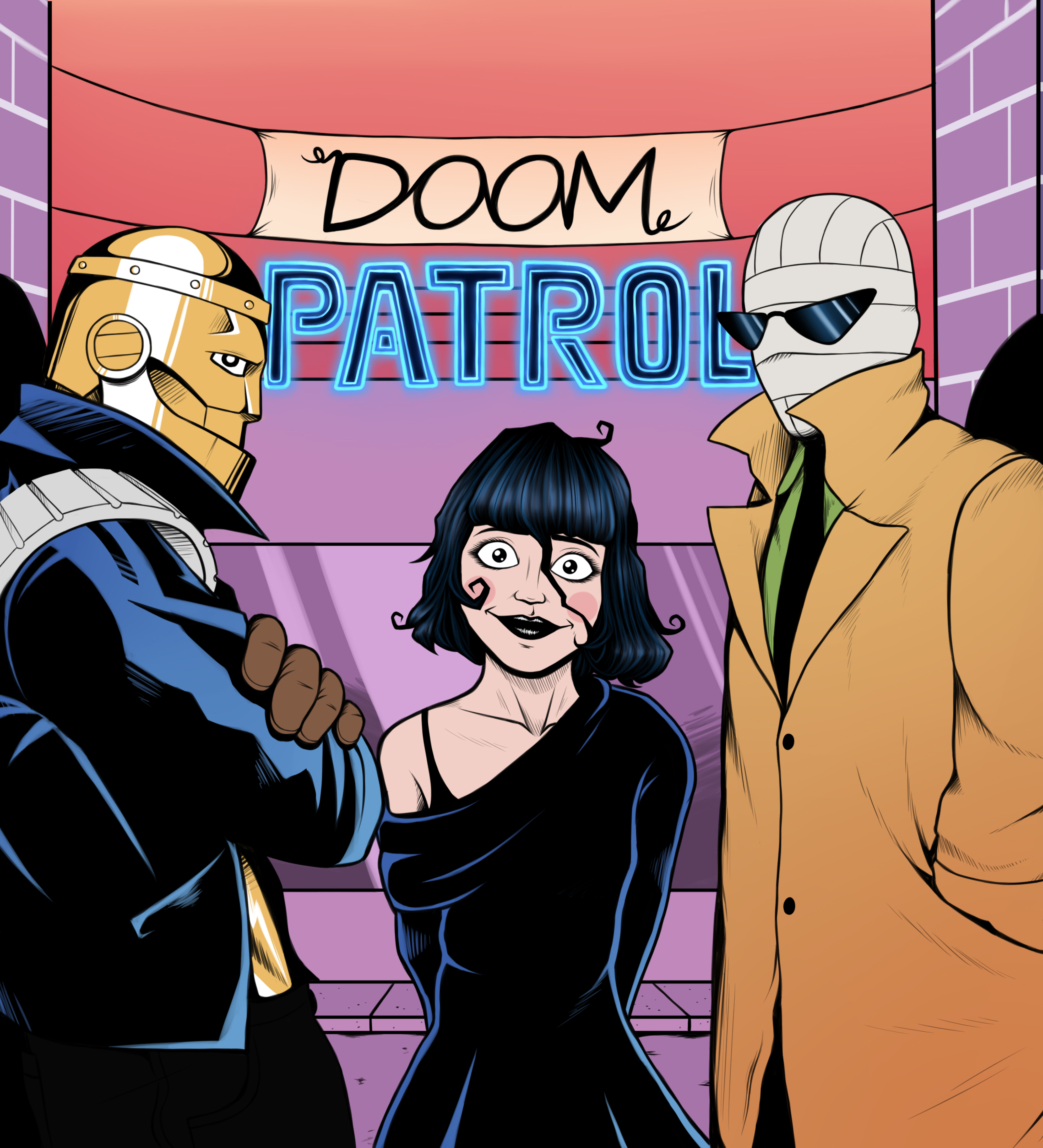 3980x4380 Resolution Crazy Jane Negative Man & Robotman Doom Patrol ...
