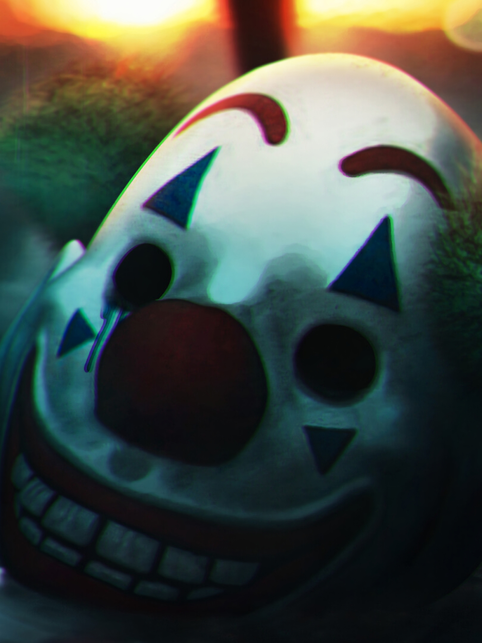 1650x2200 Creepy Joker Smile 1650x2200 Resolution Wallpaper, HD Artist ...