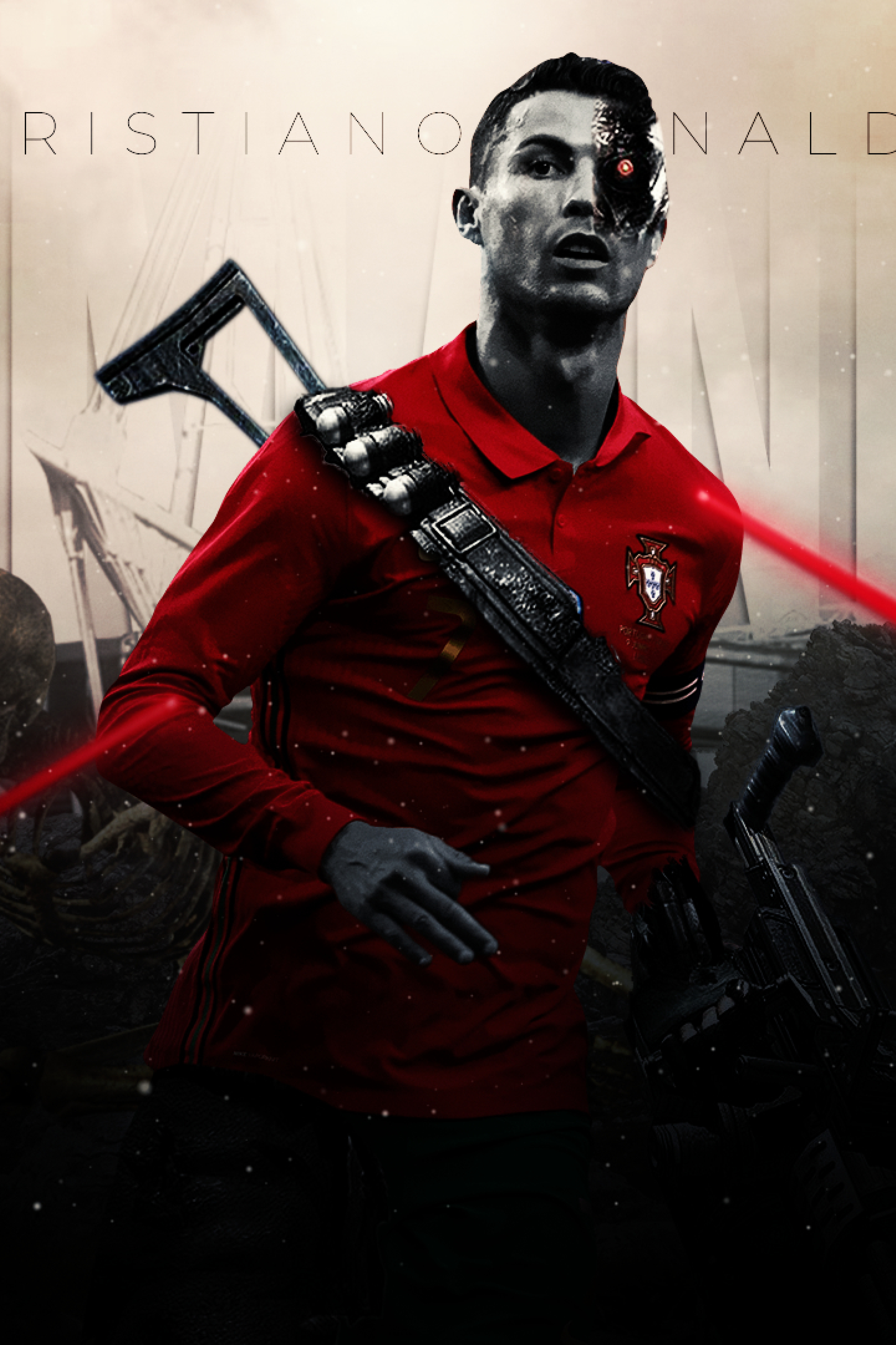4000x6000 Resolution Cristiano Ronaldo x Terminator 4000x6000 ...
