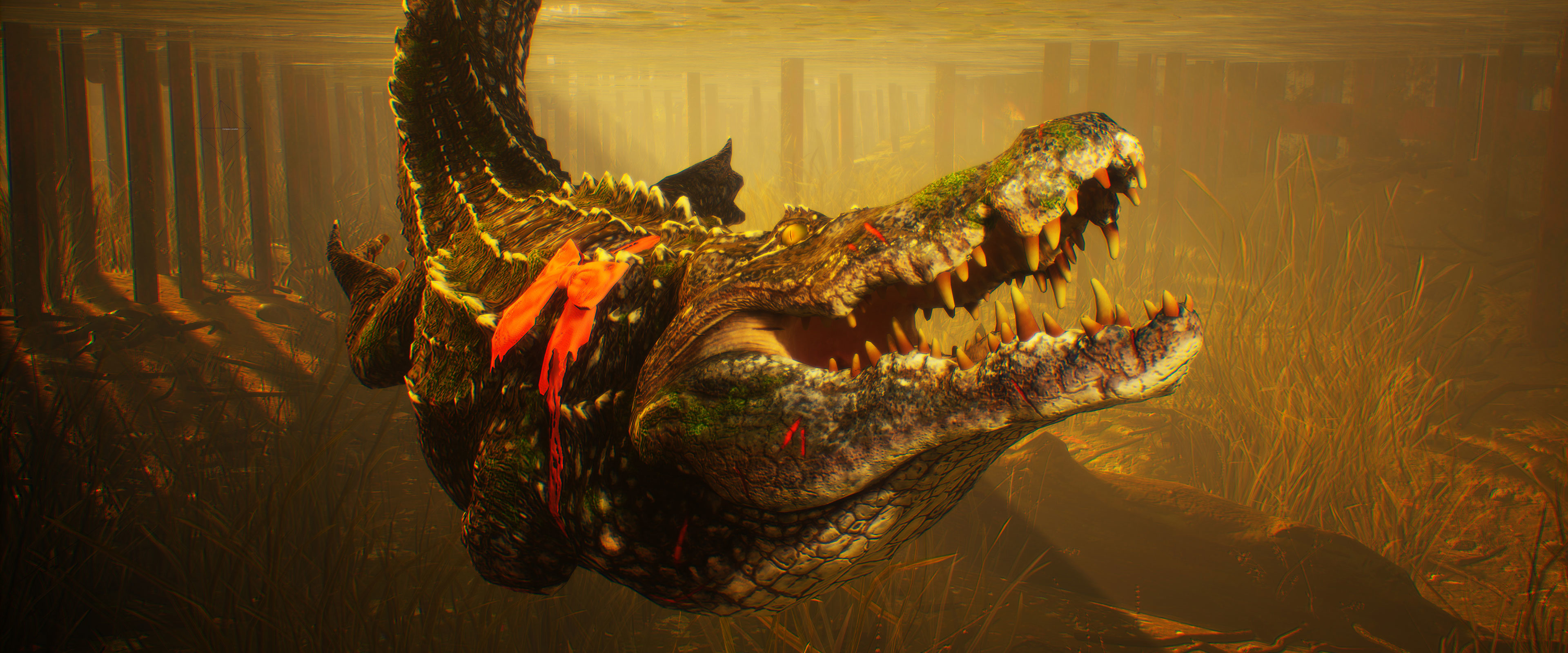 3840x1600 Crocodile Maneater 3840x1600 Resolution Wallpaper, HD Games ...